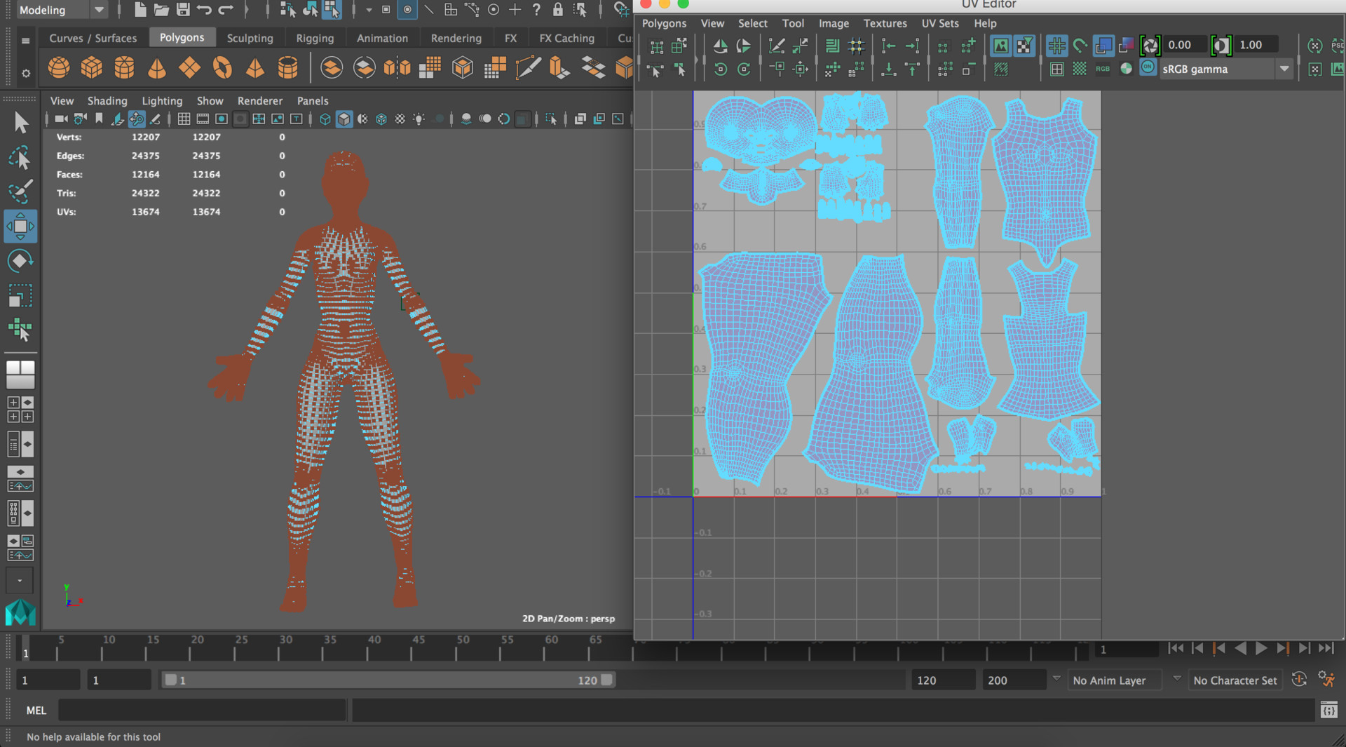 ArtStation - Kida Model UV's and Retopology. Victoria Rojas. Full Sail ...