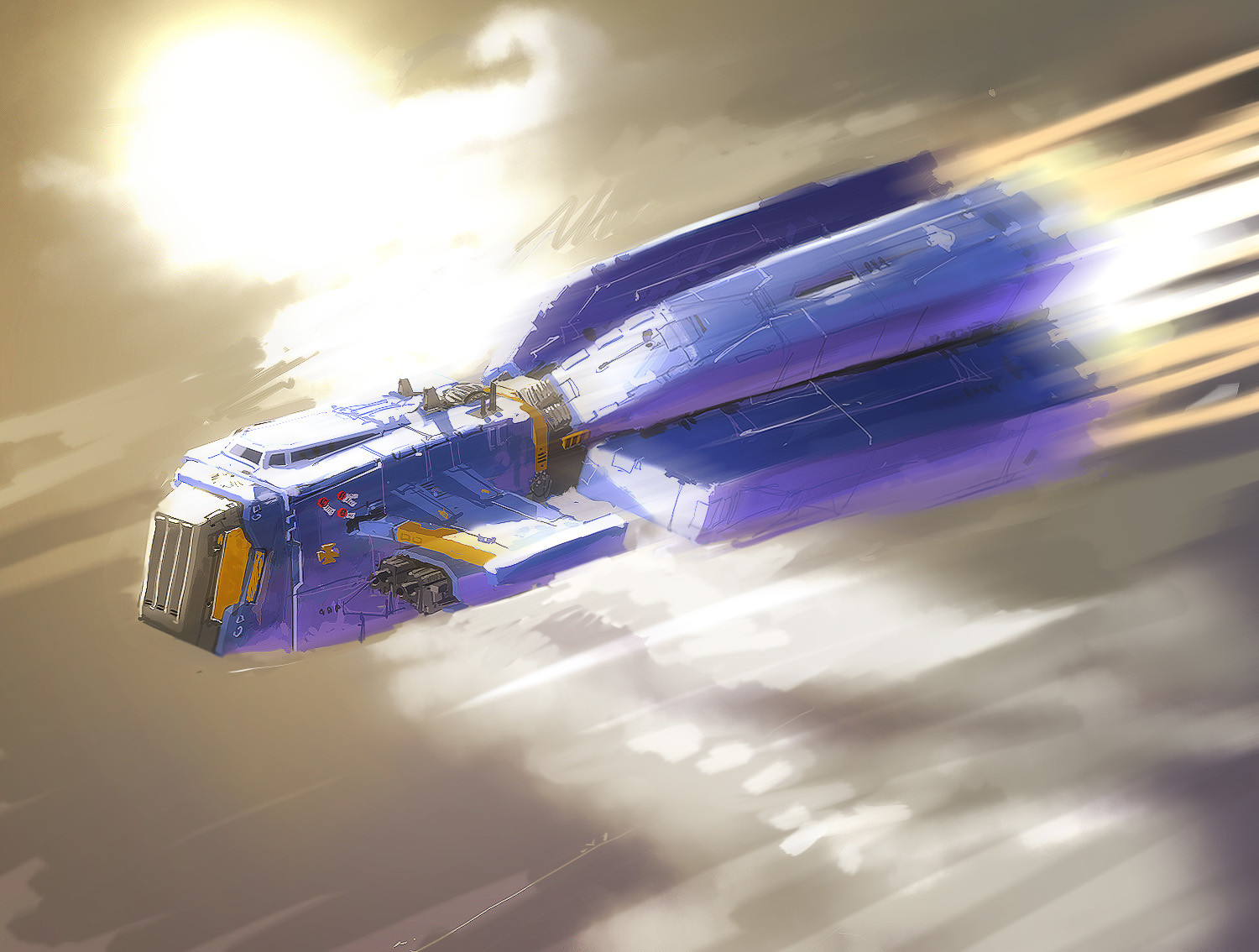 40K Ultramarine Dropship by Andy Lang : r/ImaginaryWarhammer