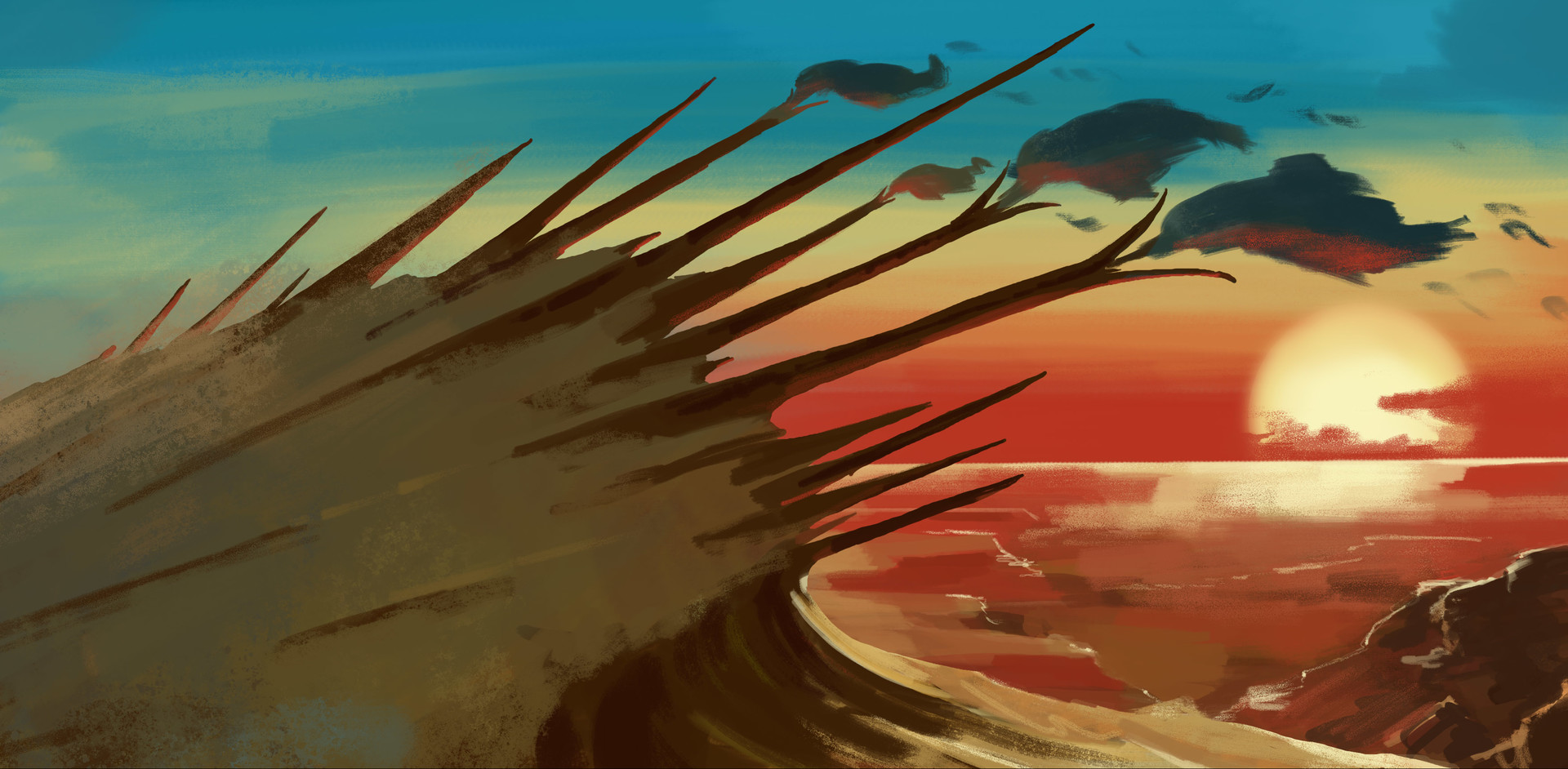 Anton Amstad - Alien Spike Plant Concept