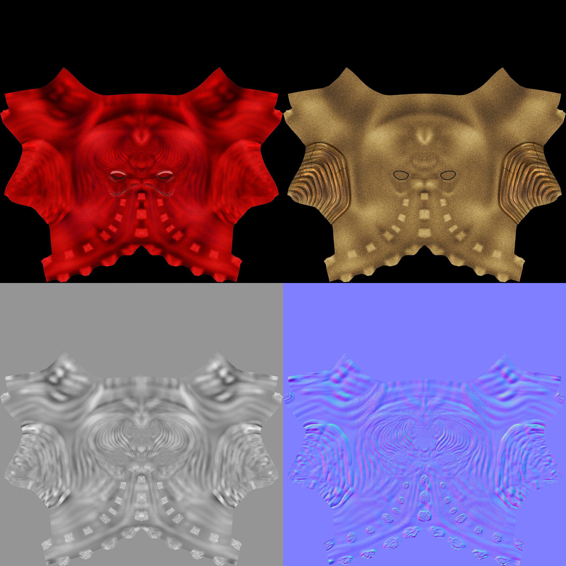 Bill Crabb - Demon head model