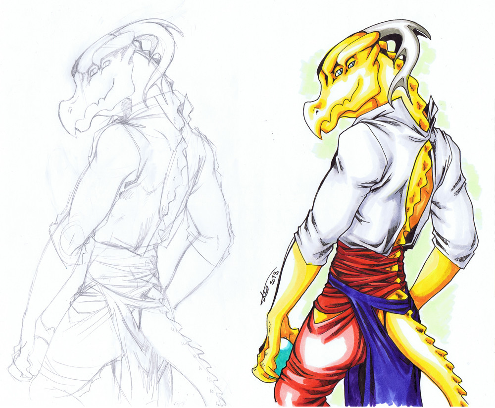 drawing challenge boy