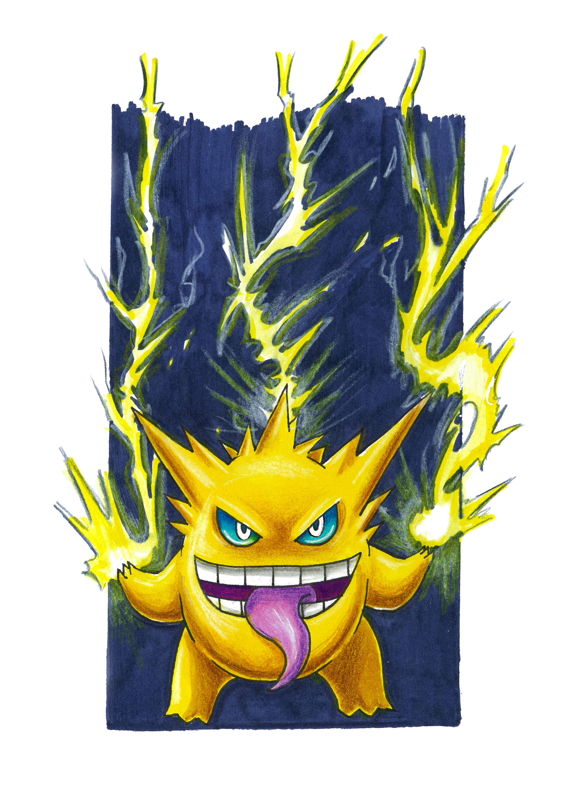 ArtStation - Electric-type Gengar