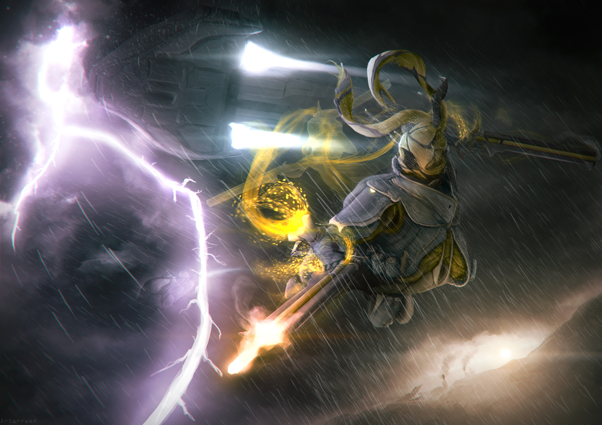 ArtStation - Warframe - Mesa's Descent