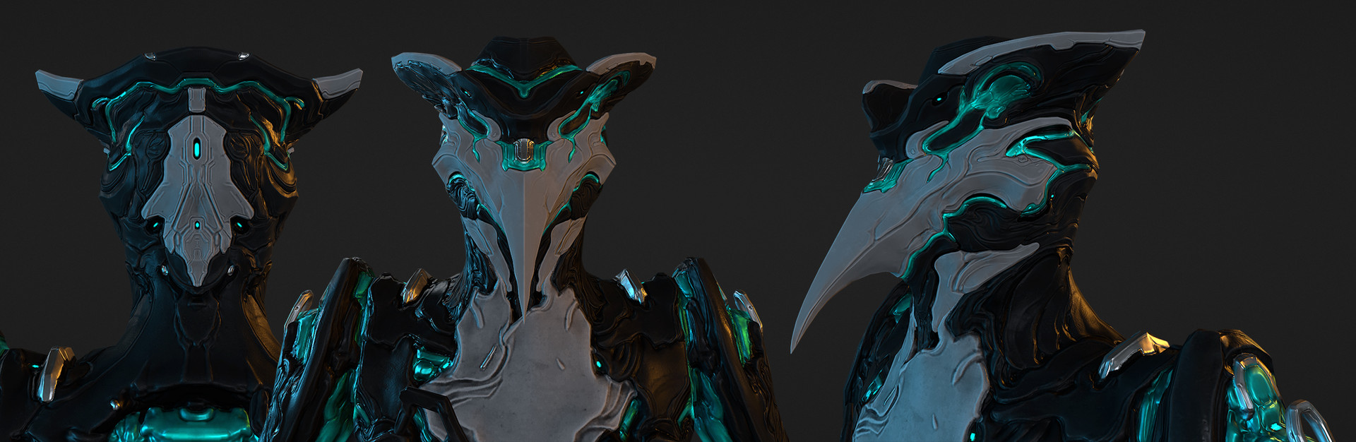ArtStation - WARFRAME - Limbo Aureolus Helmet