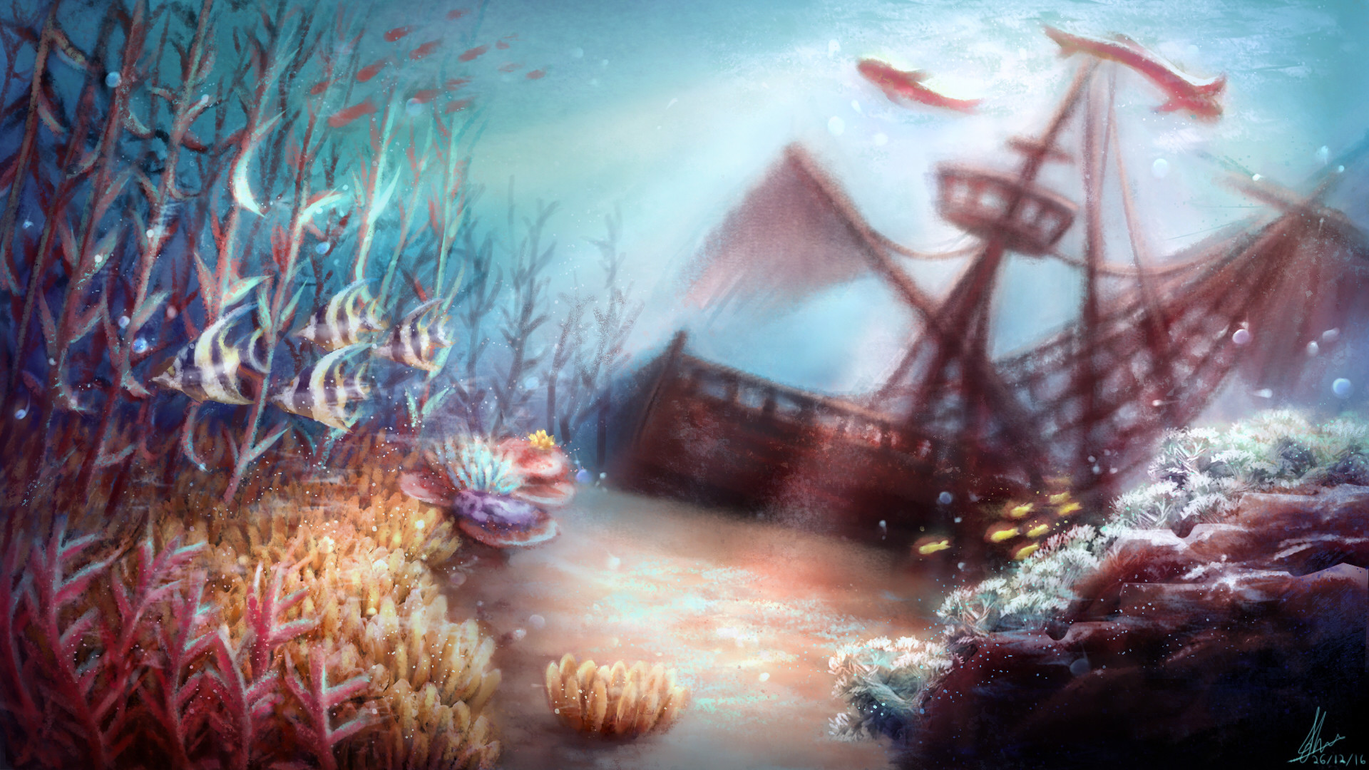 ArtStation - Mermaid lair