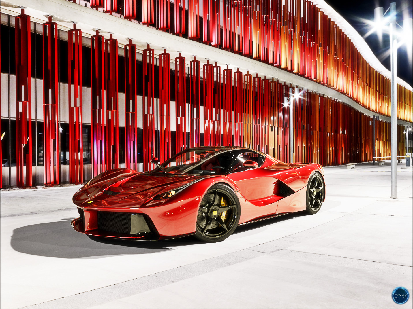 Dany Bullet - Ferrari Laferrari 3D renders