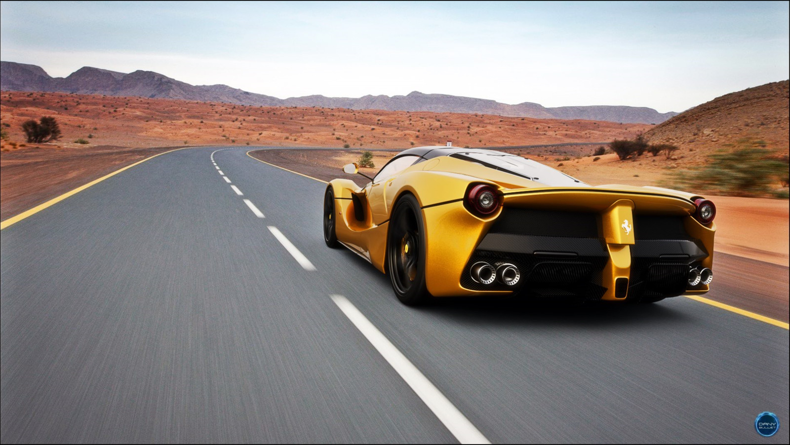 Dany Bullet - Ferrari Laferrari 3D renders