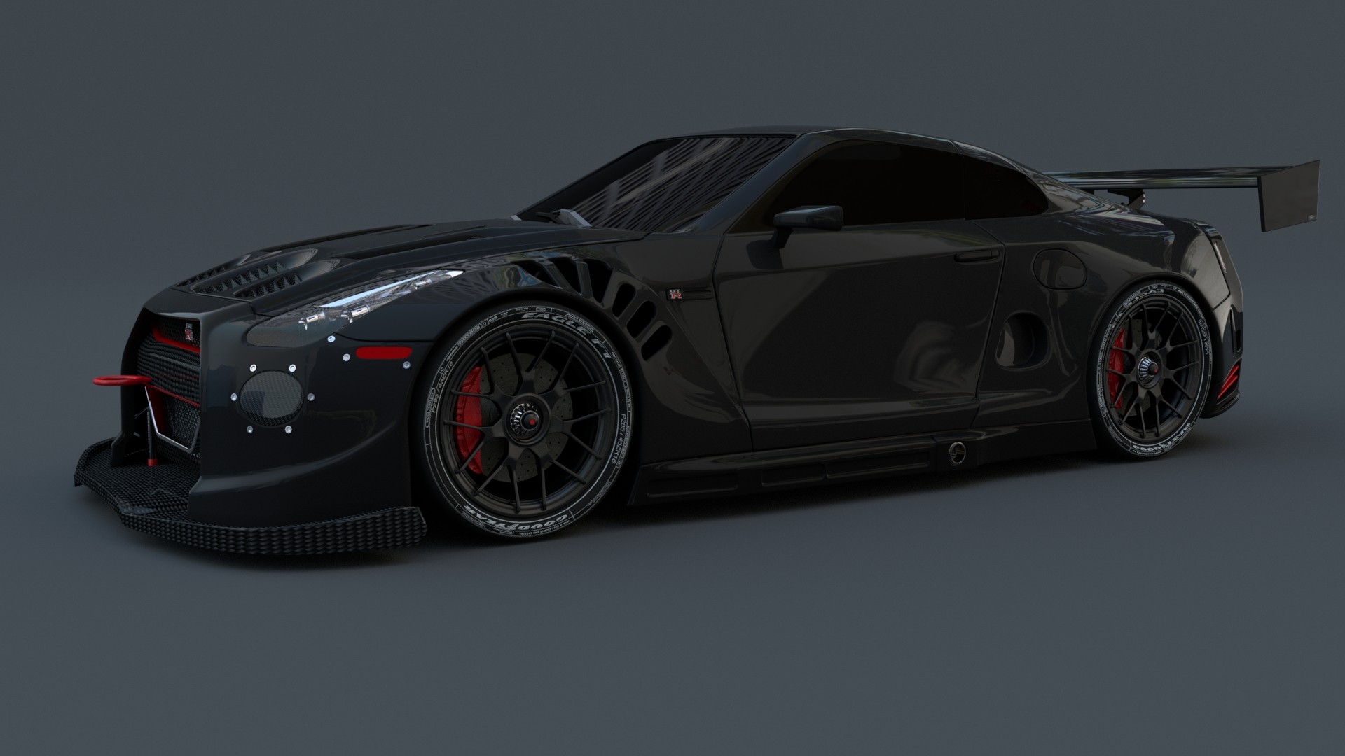 Modified Nissan Skyline R35