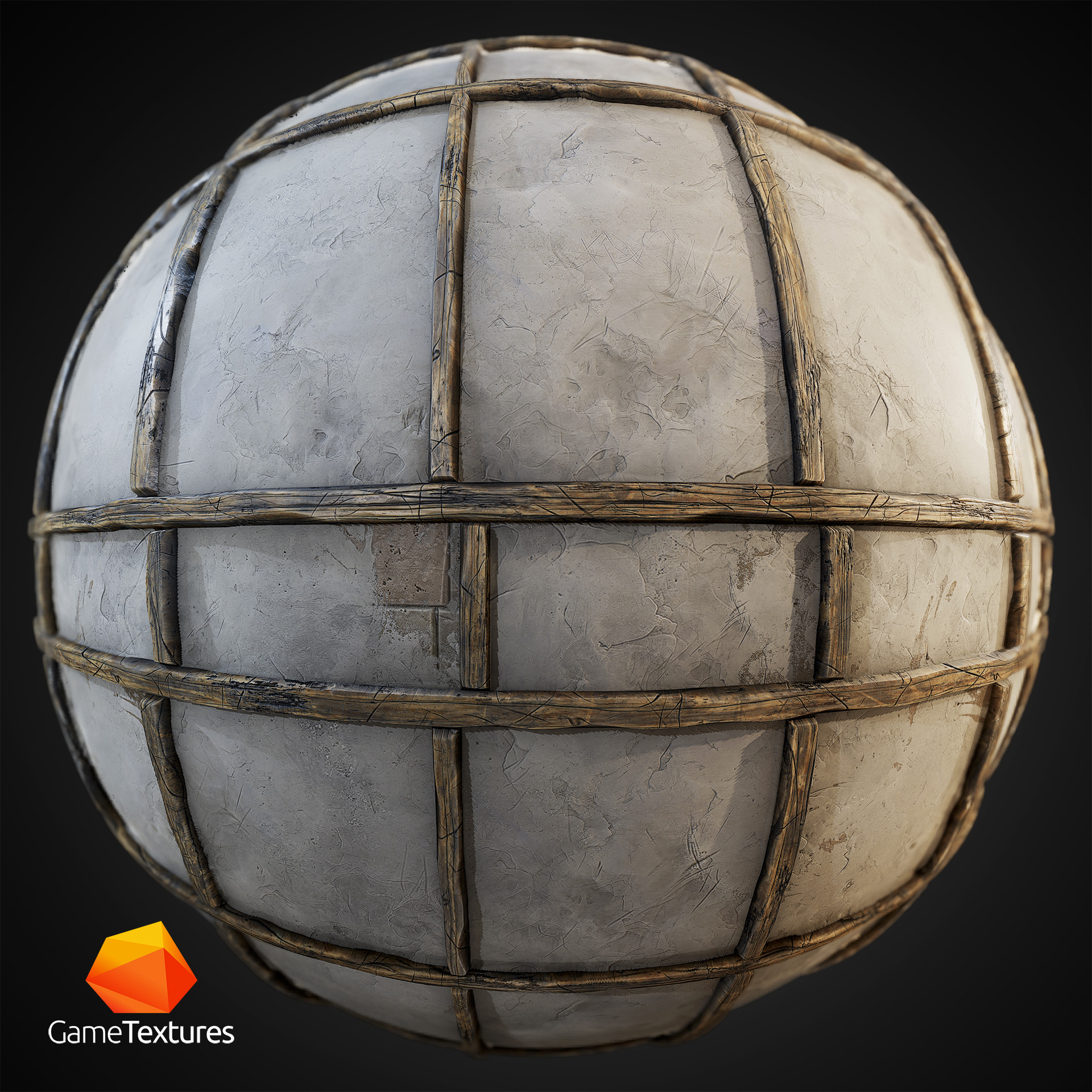 Tanner Kalstrom - Plaster wall with Exposed Brick and Wood Beams