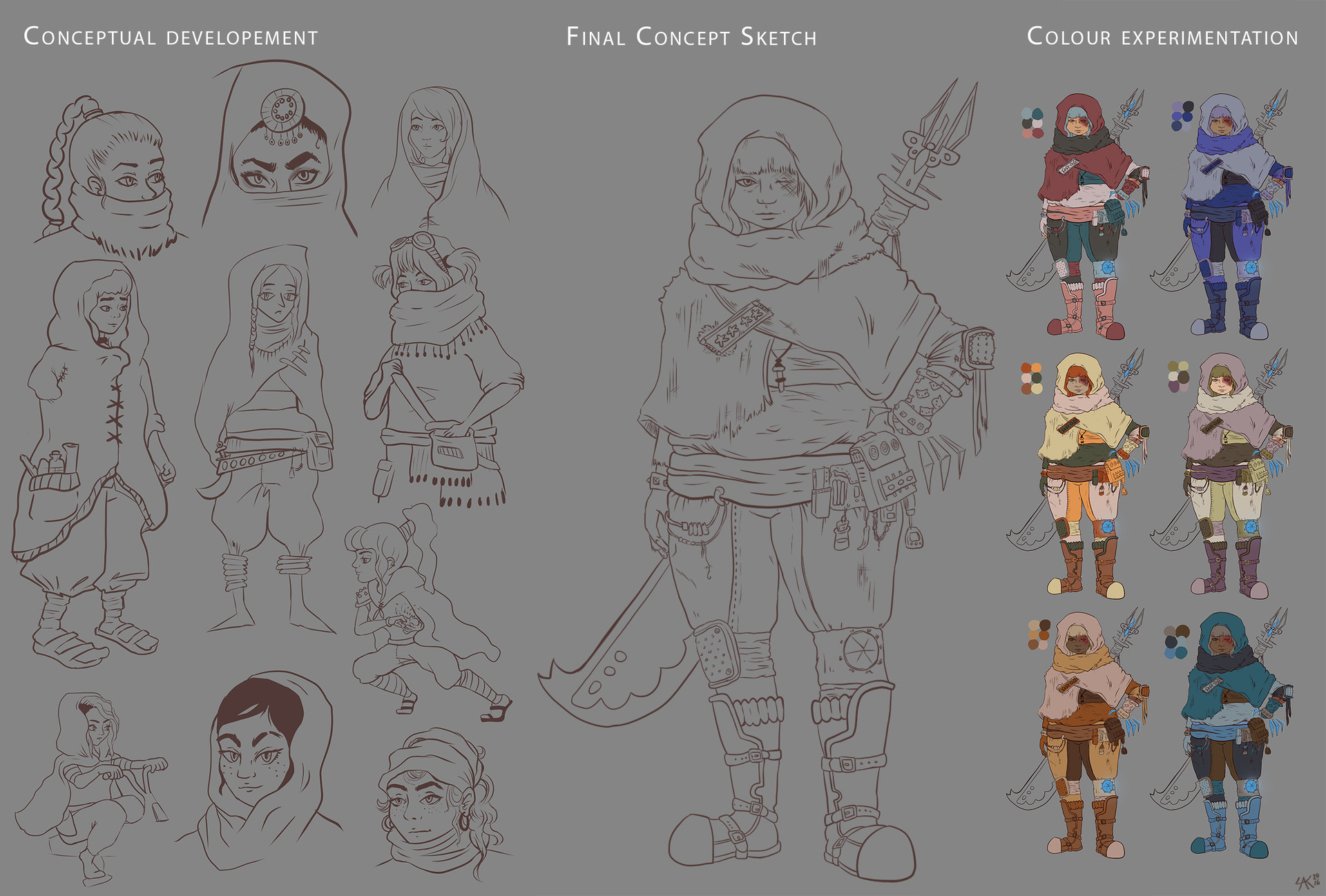 ArtStation - Cassie Character Design