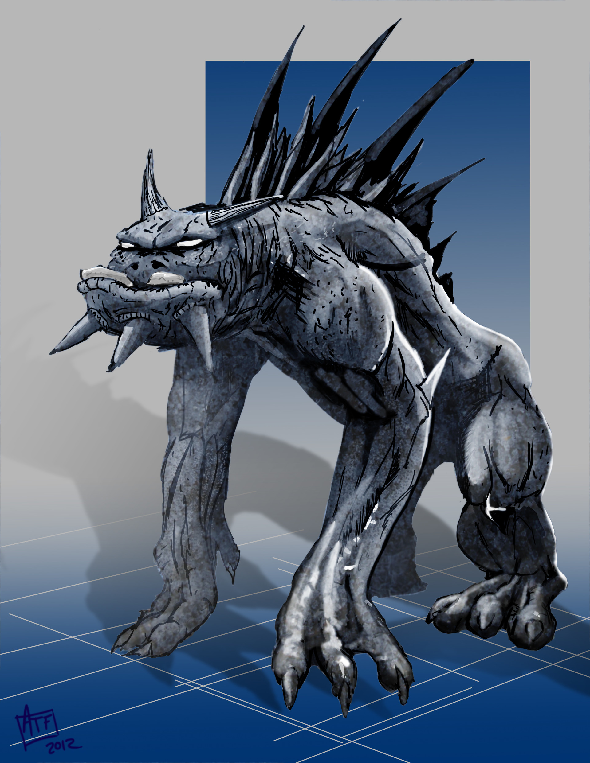 ArtStation - gorilla lizard