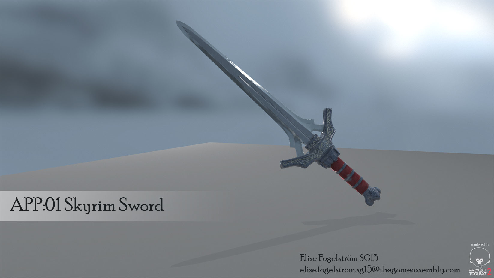 ArtStation - Skyrim Sword