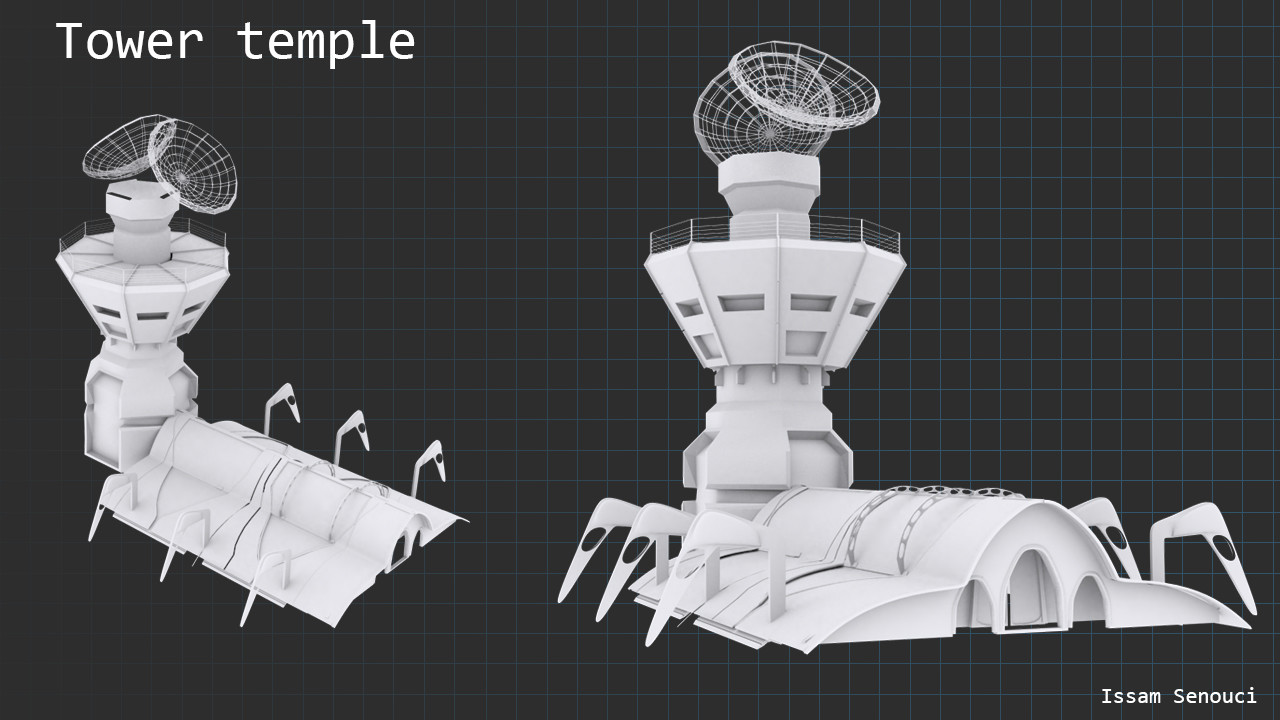 ArtStation - Tower temple