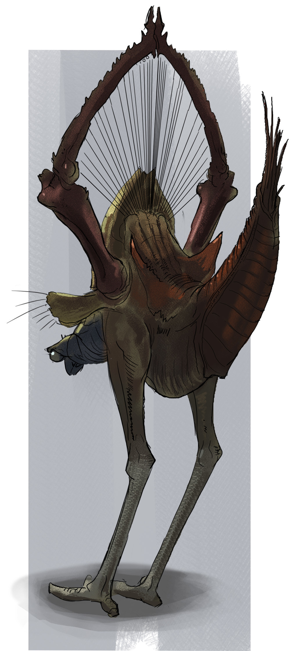 Anton Amstad - Bipedal Alien Creature Concept