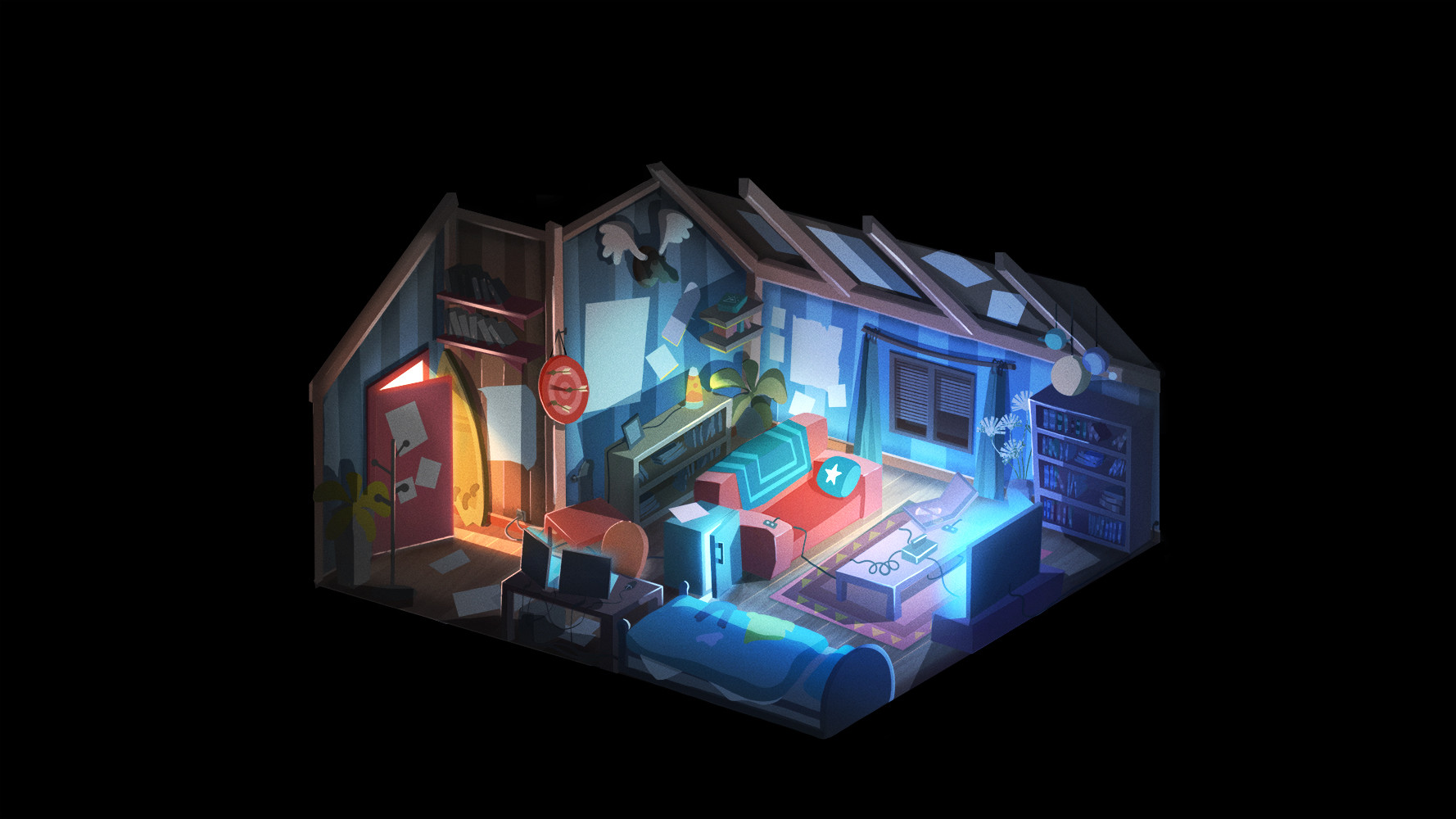 ArtStation - GEEK_ROOM