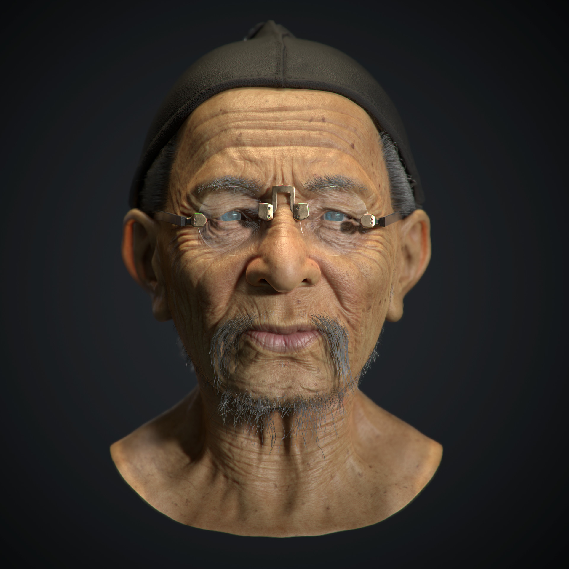 ArtStation - Old Asian Man