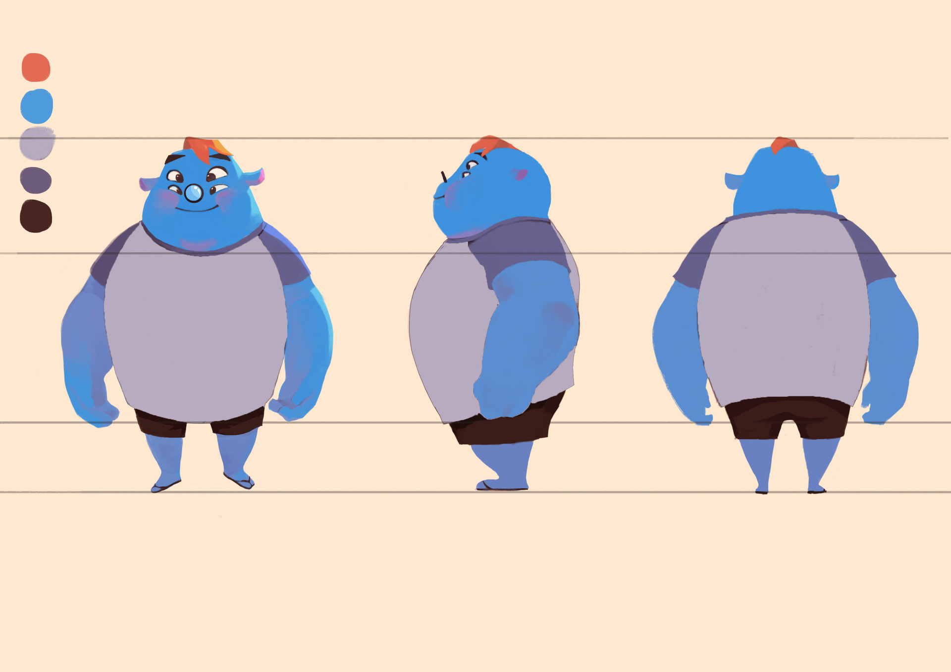 ArtStation - 4 EYES MONSTER