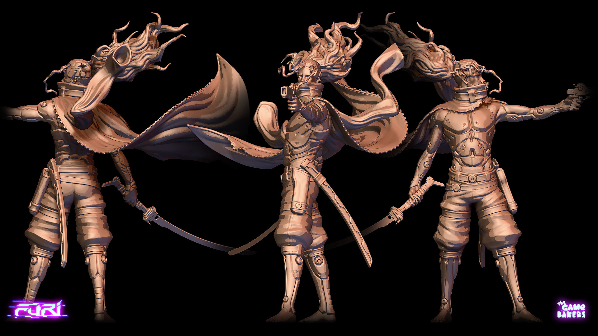 Anthony Beyer - Furi - Characters Sculpts