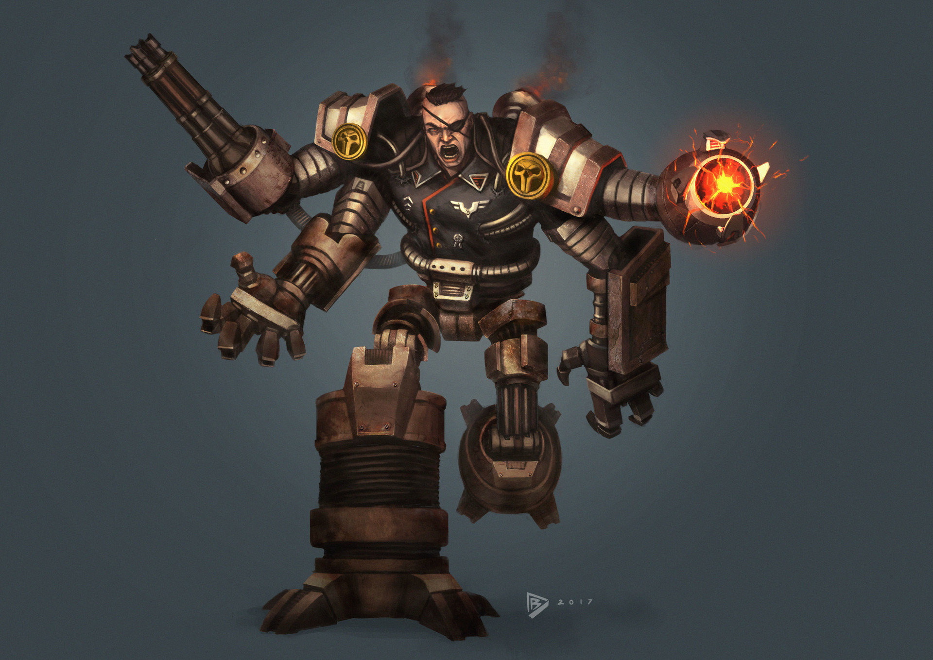 ArtStation - Mecha Fhurer concept