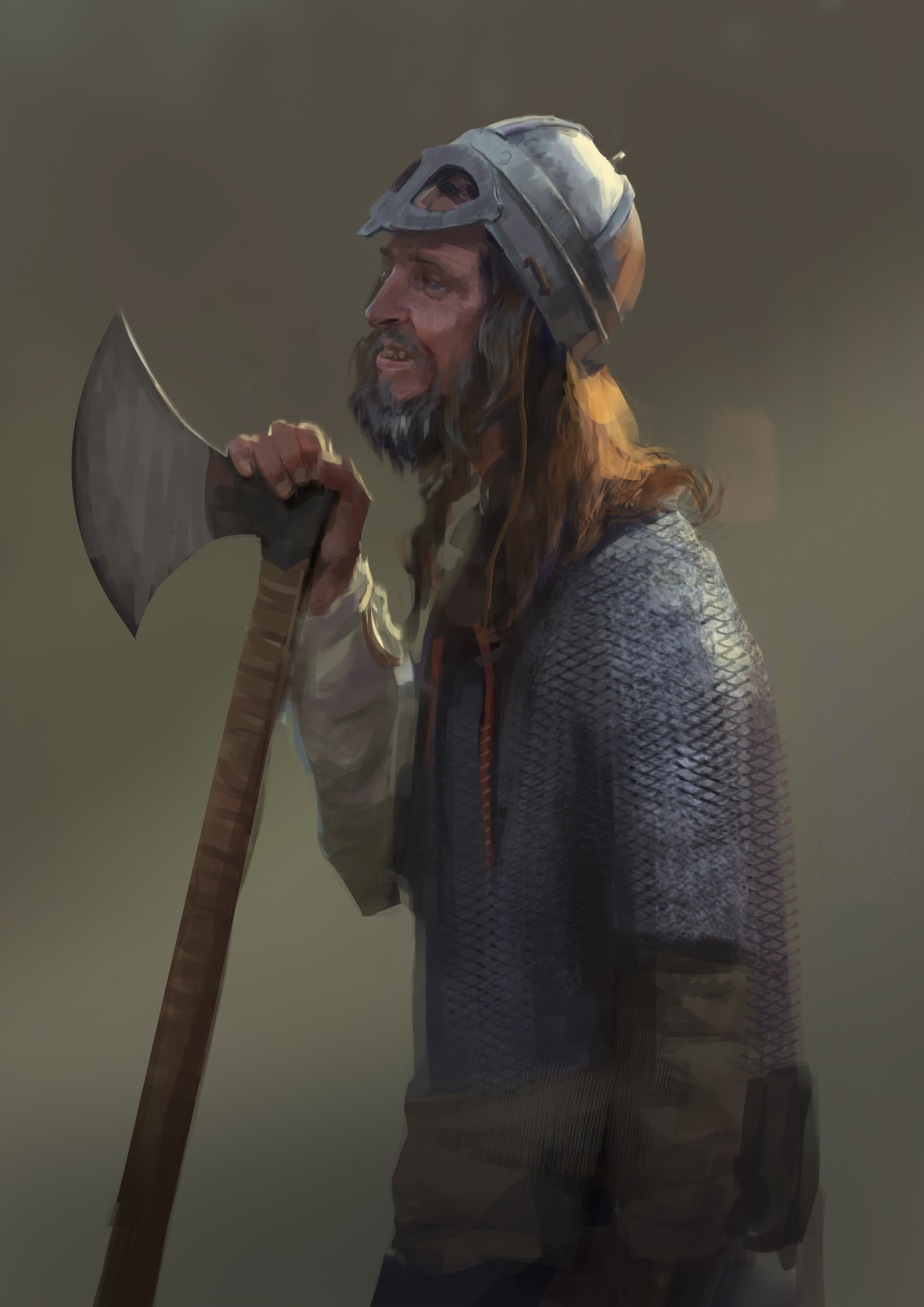 Medieval Axe Man
