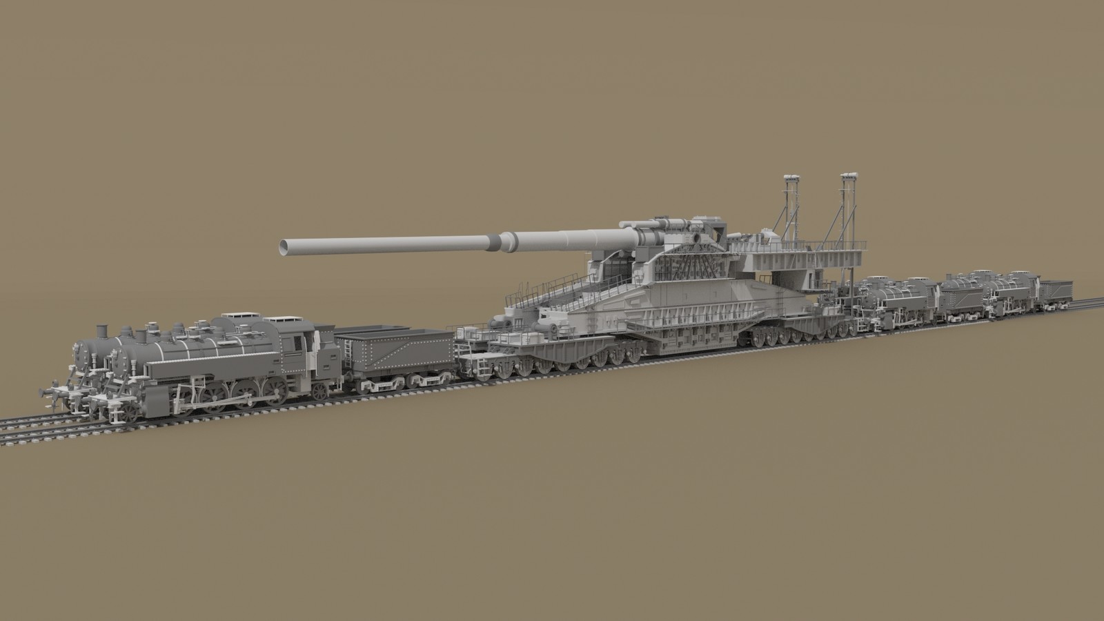 Daniel Dalcomuni - Railway Gun 800mm Gustav/Dora