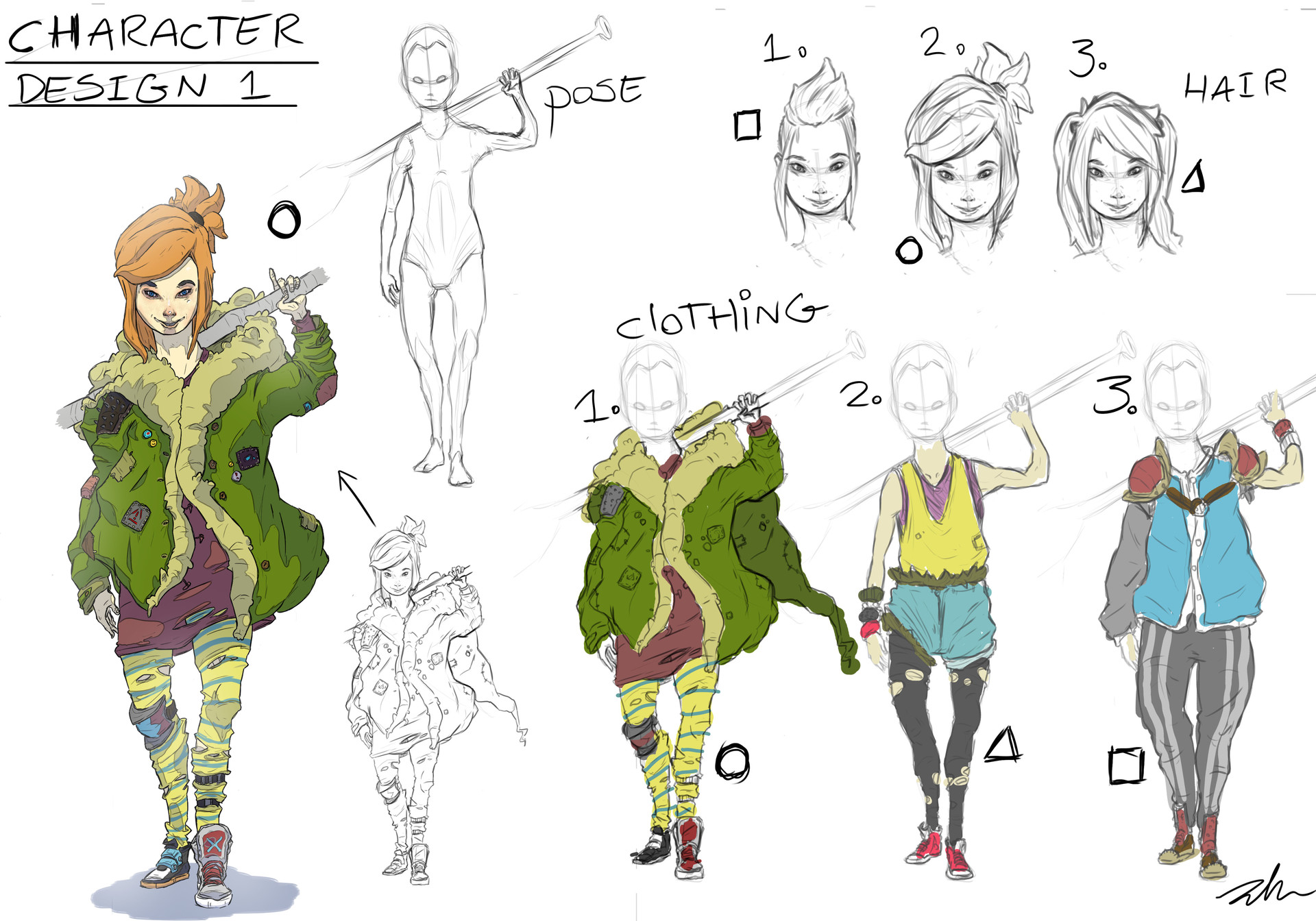 ArtStation - Post Apocalyptic Character Design #1