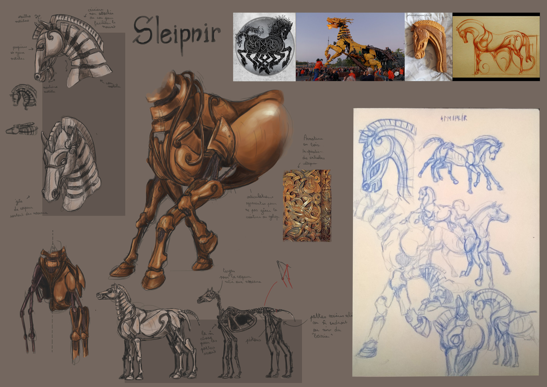 ArtStation - Sleipnir studies