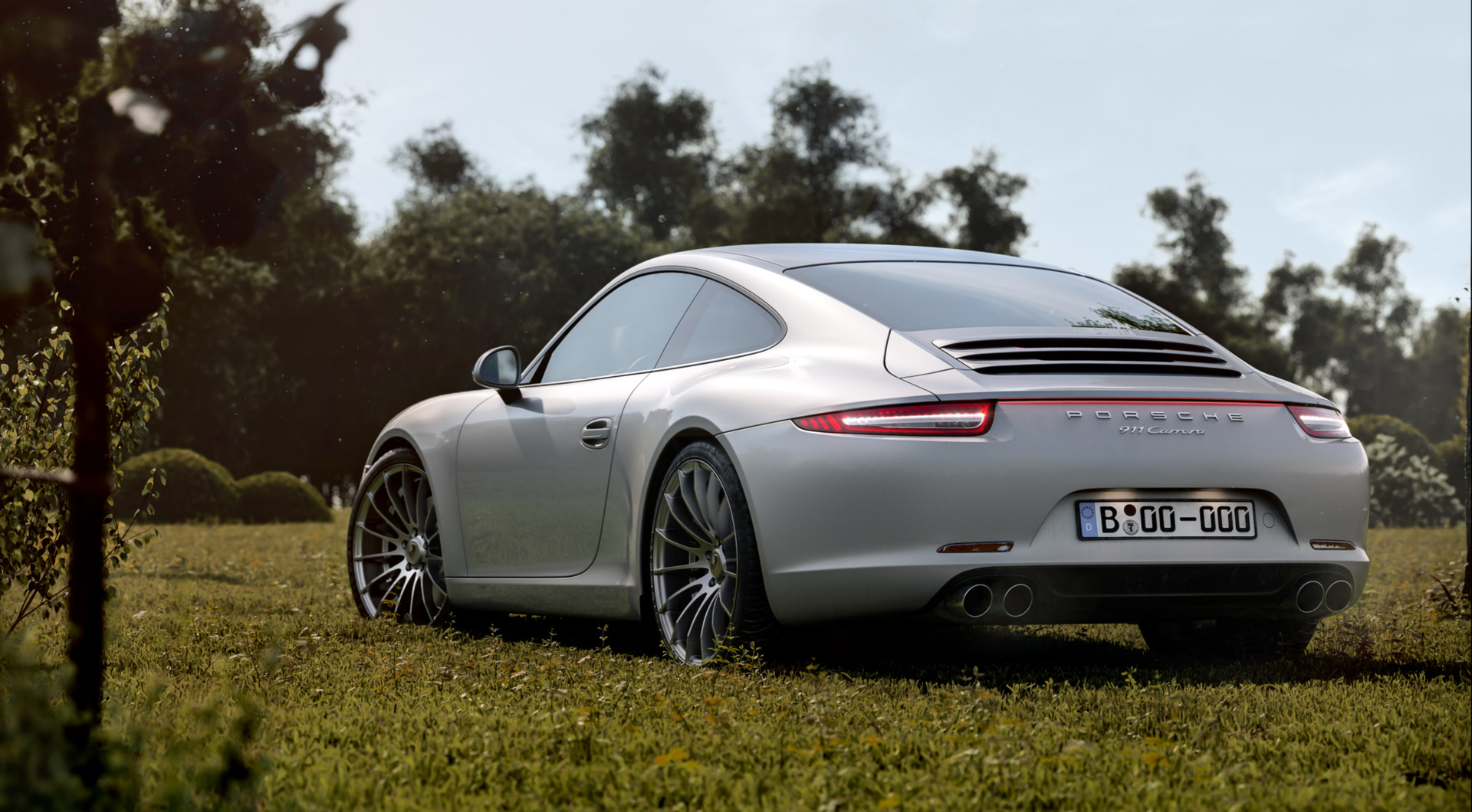 ArtStation - Full 3D Porsche scene