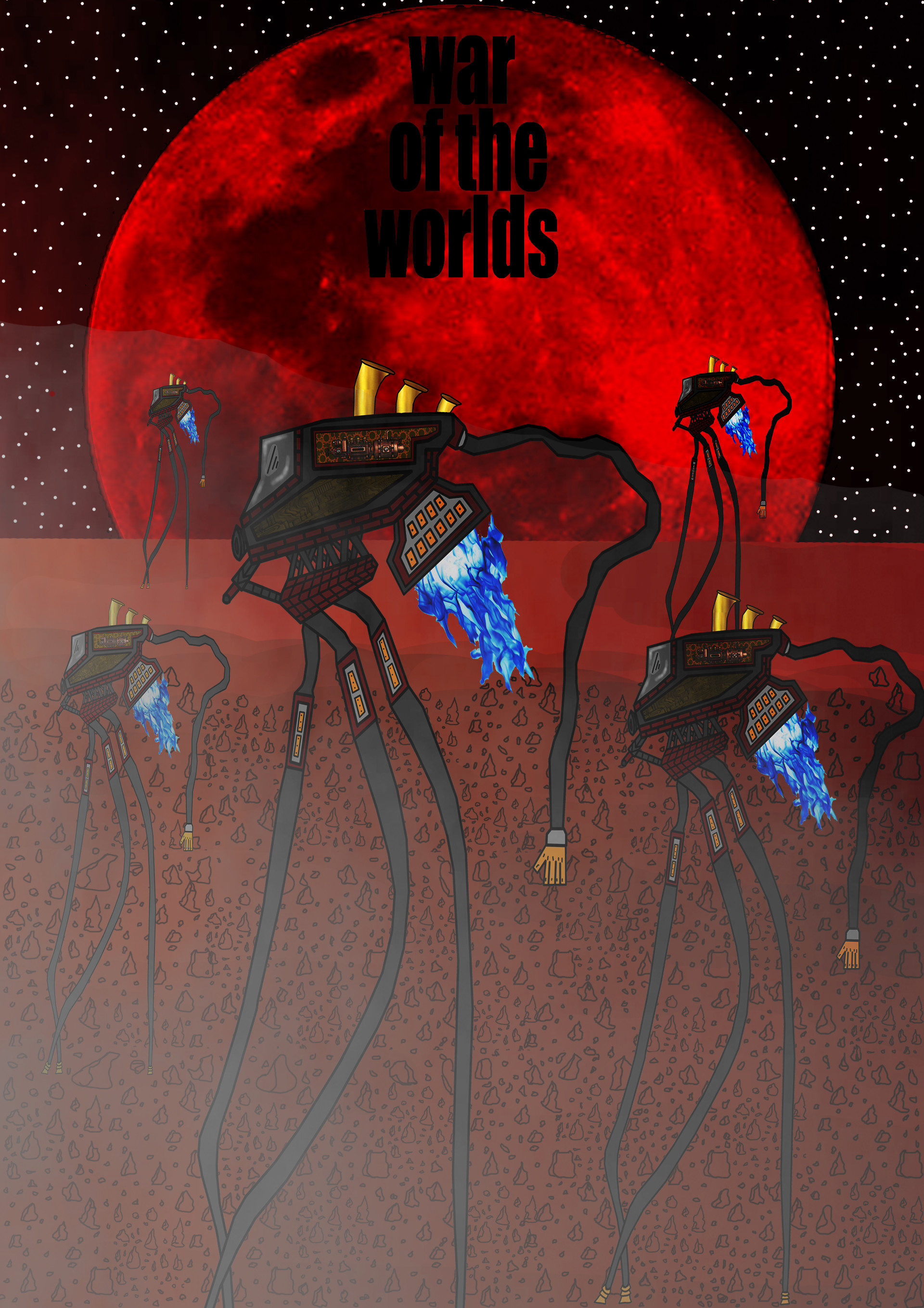 ArtStation - Alien Tripod Poster