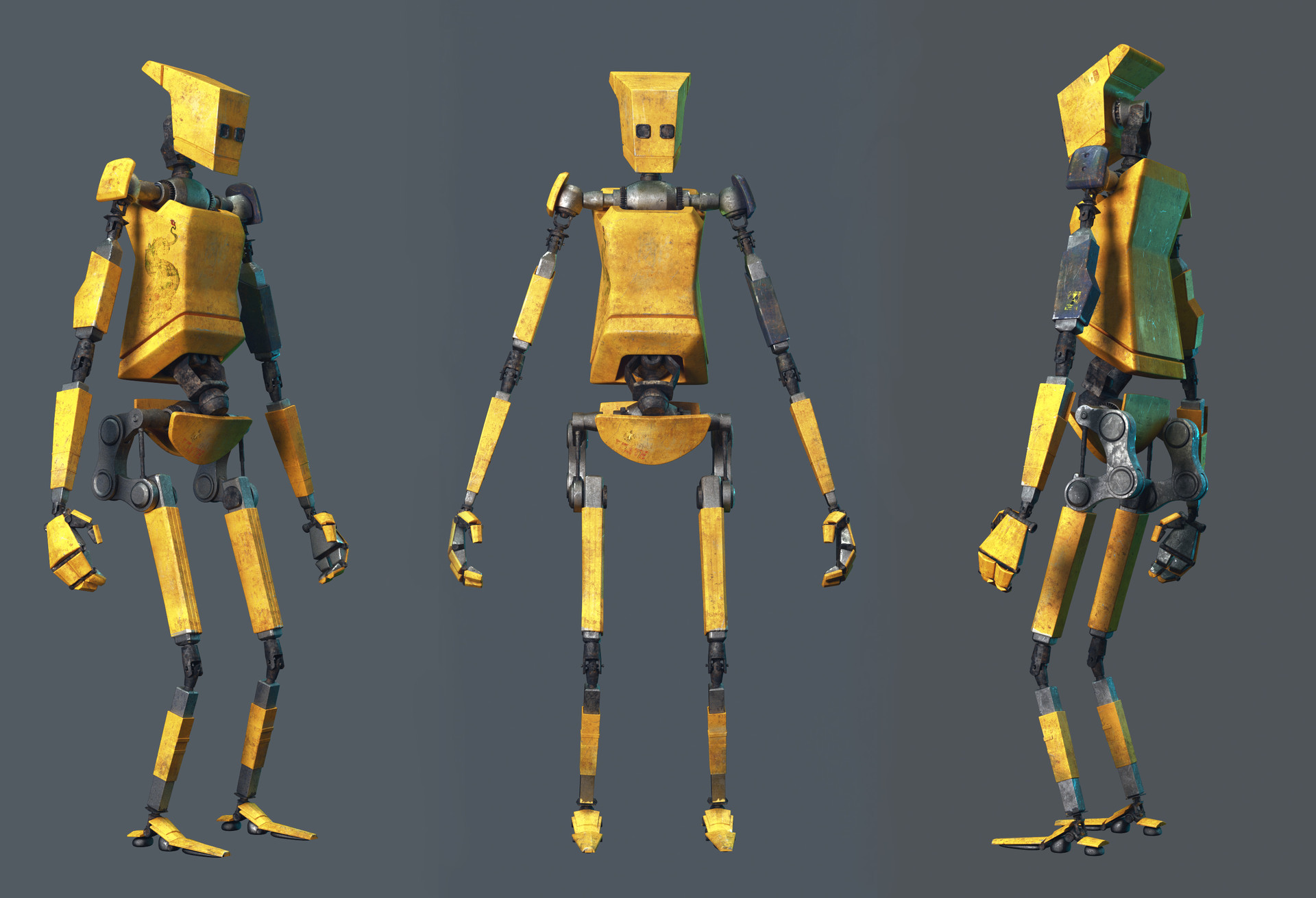 ArtStation - Robot Cinematic LookDev - PBR