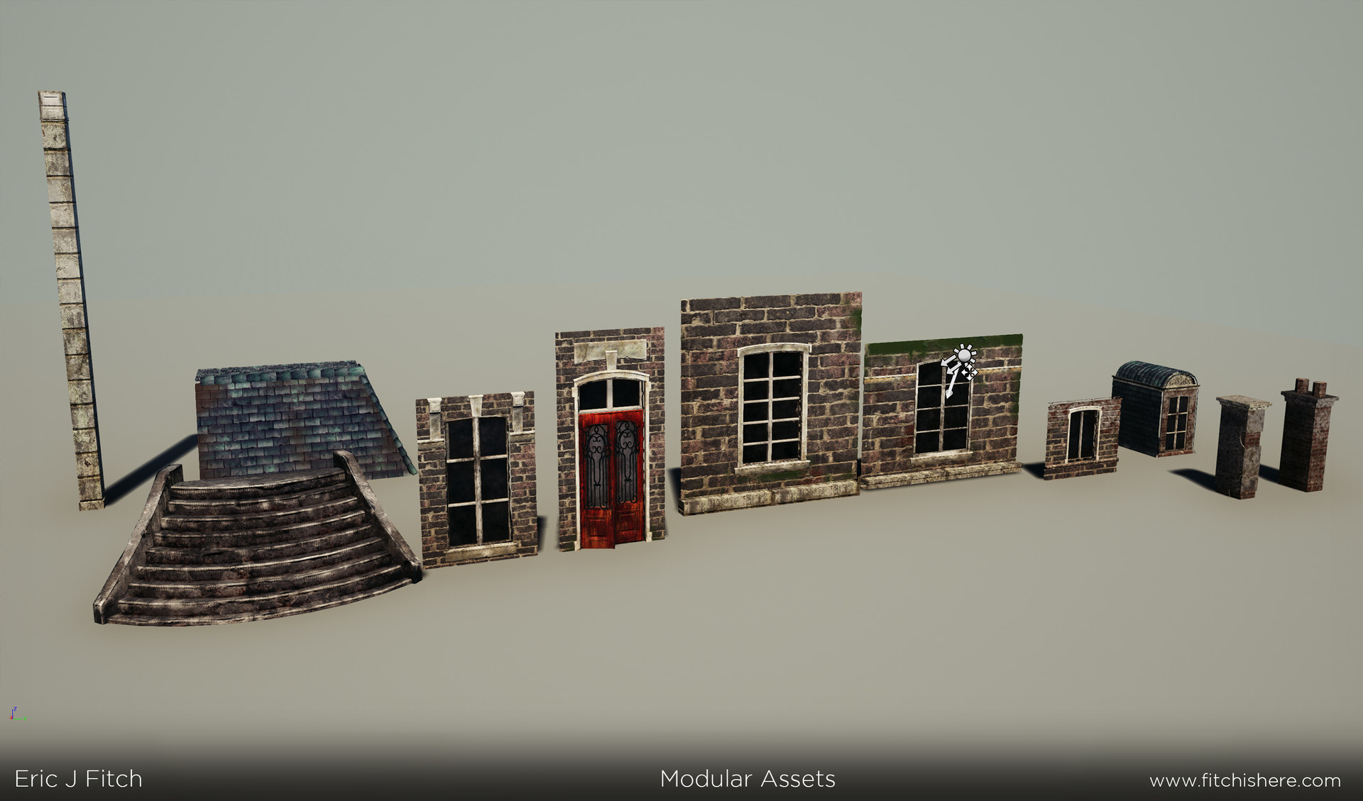 FitchIsHere - Eric J Fitch's 3D Art Portfolio - Old Estate (UE4)