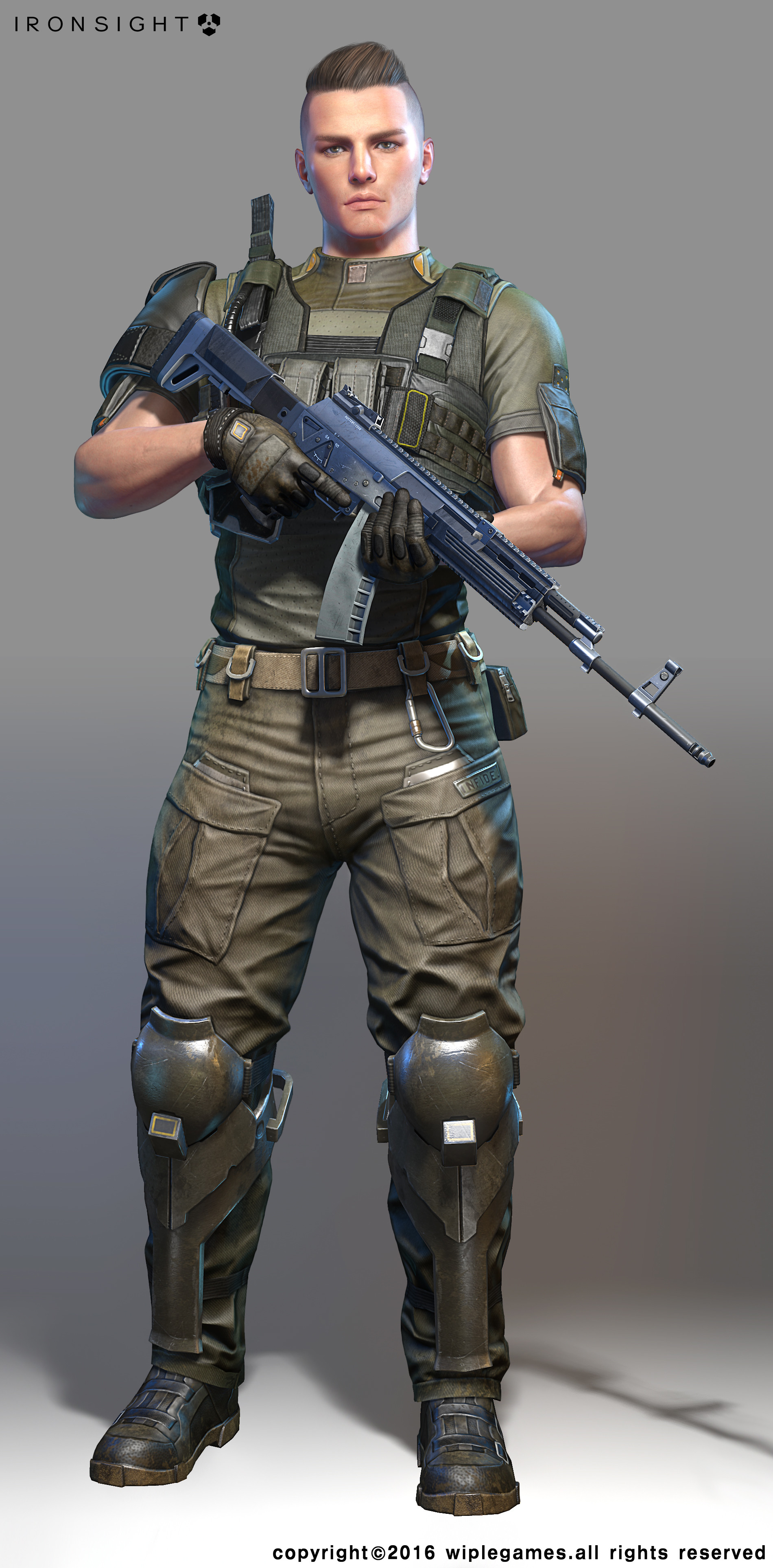 Ho-young Kim - custom character of online fps game " iron sight"