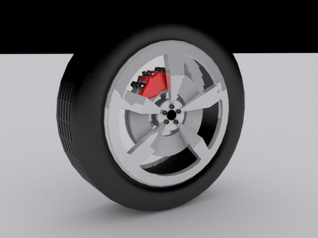 ArtStation - Car Wheel
