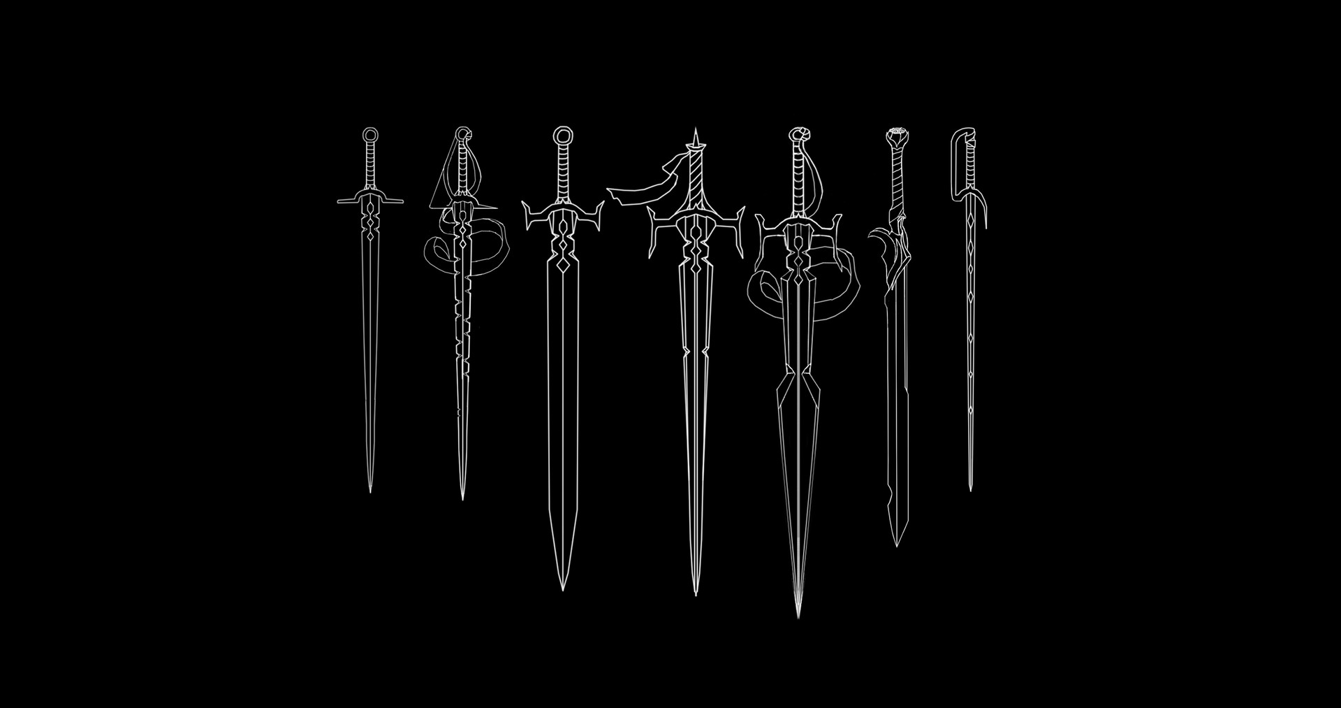 ArtStation - Experimenting With Swords