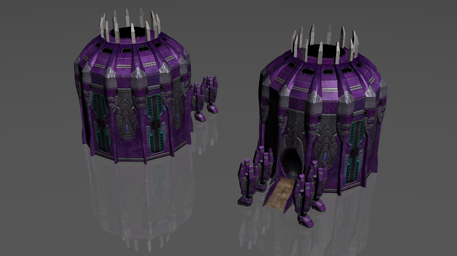 ArtStation - Evolutions: Command and Conquer 3: TW - Mausoleum Structure