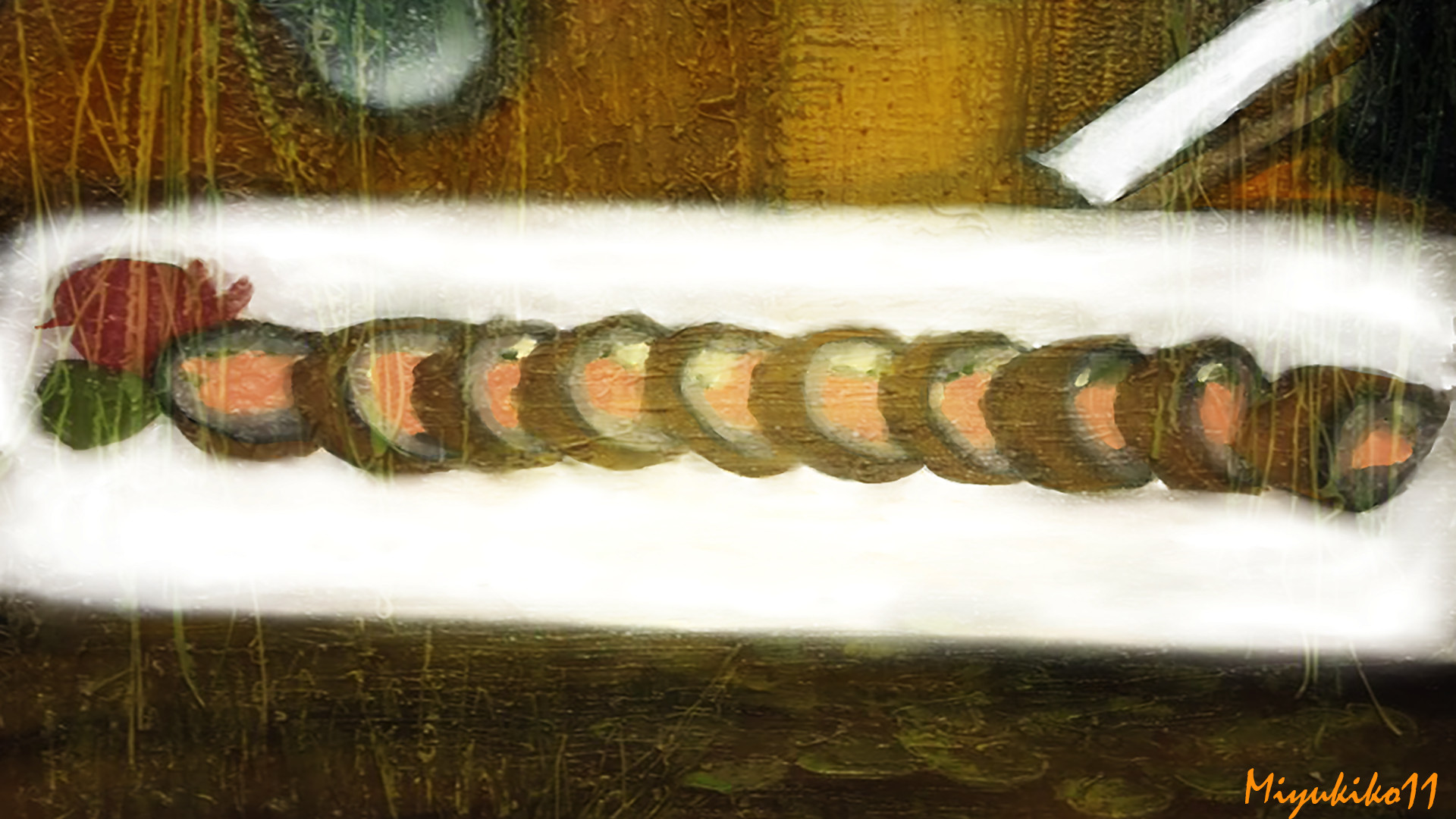 ArtStation - Salmon Tempura Roll