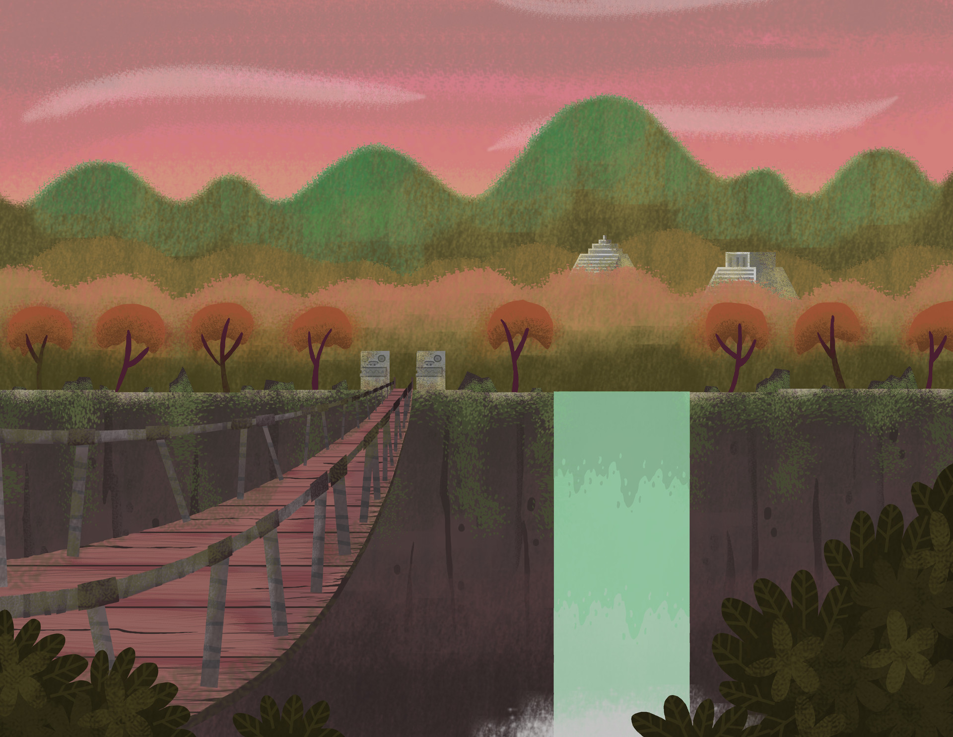 ArtStation - 2D Background Design