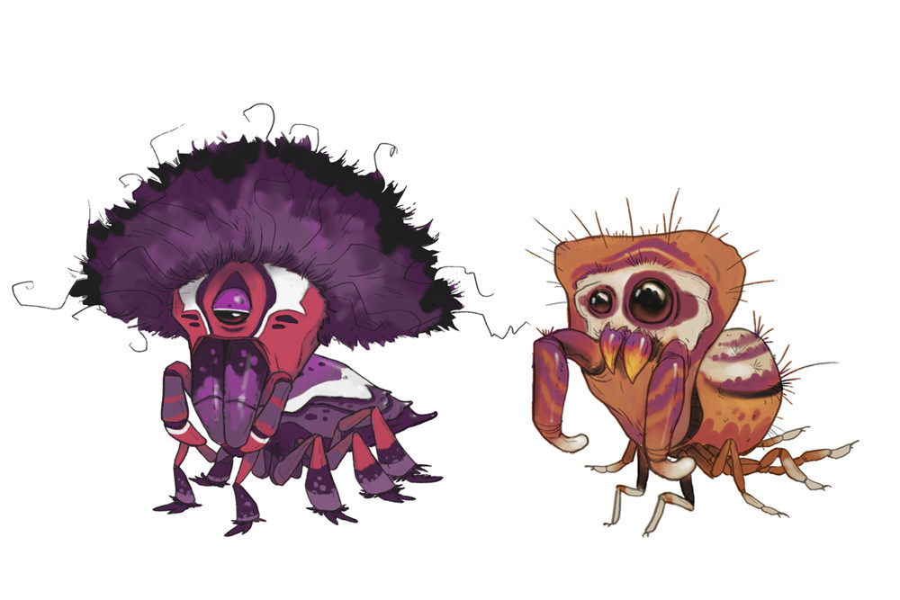 ArtStation - Jumping Spiders C