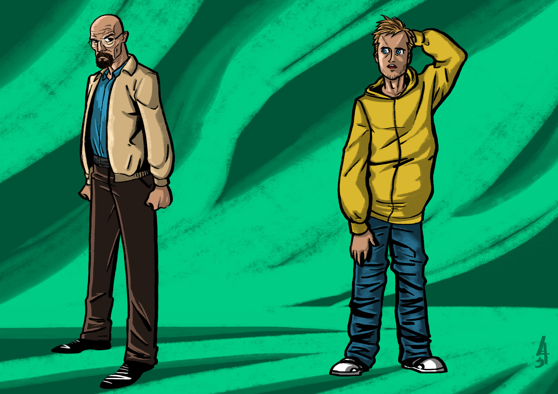 ArtStation - Breaking Bad Cartoon