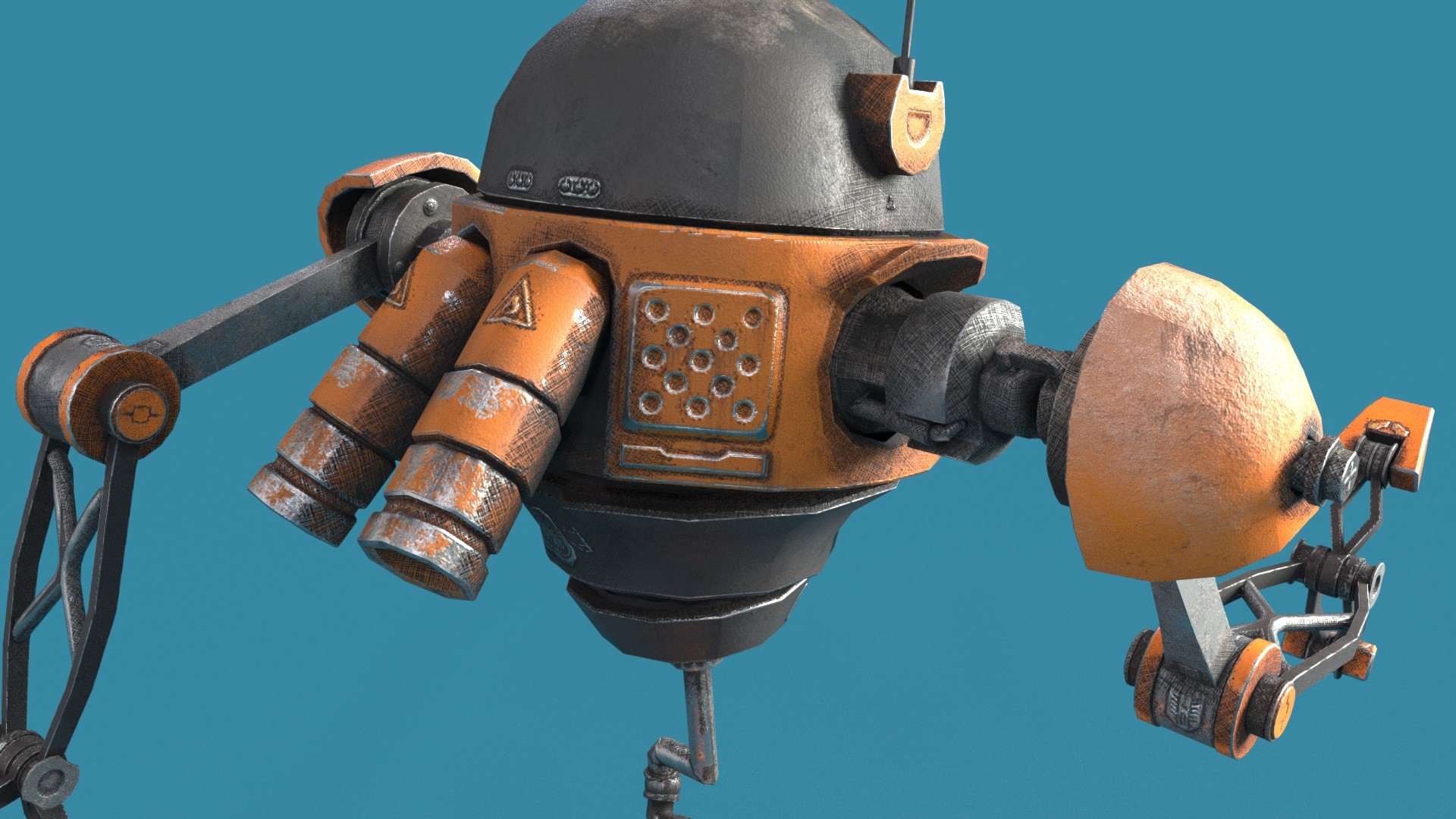 Joel Bradley - Low Poly Sprinter Bot