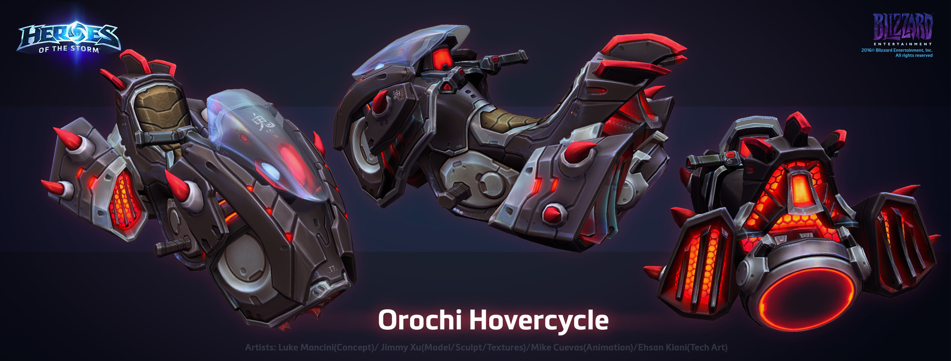 ArtStation - Orochi Hovercycle