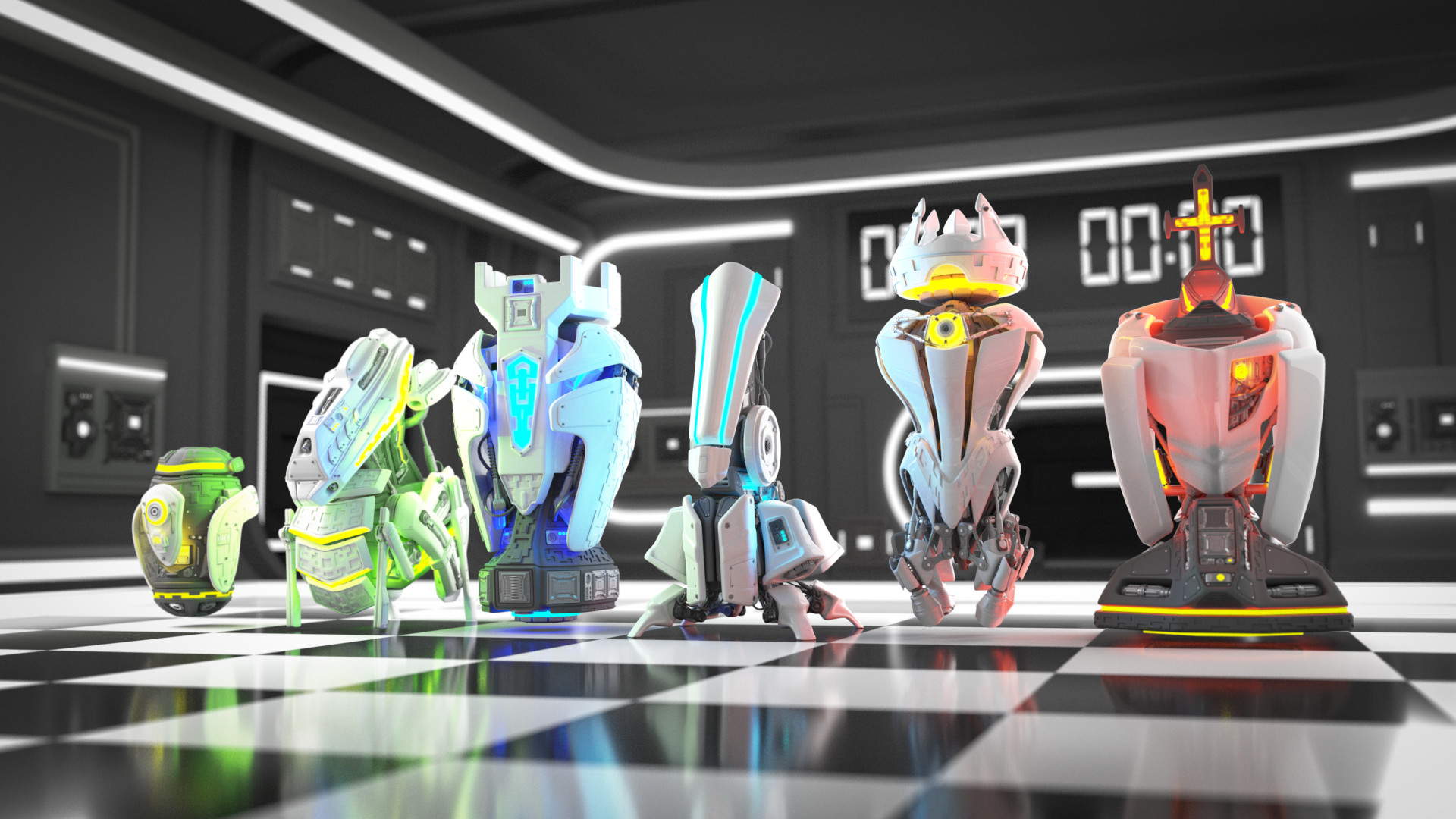 ArtStation - Sci-fi Chessboard