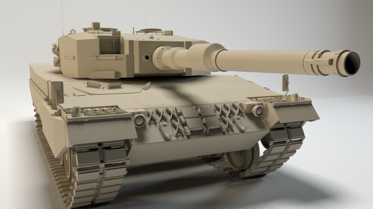Alexandre Leroy - Leopard 2A4 3D Model