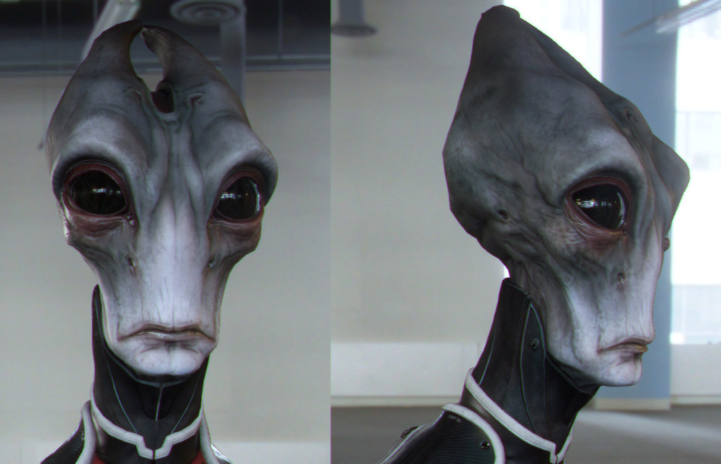 ArtStation - Salarian head - Mass Effect Andromeda
