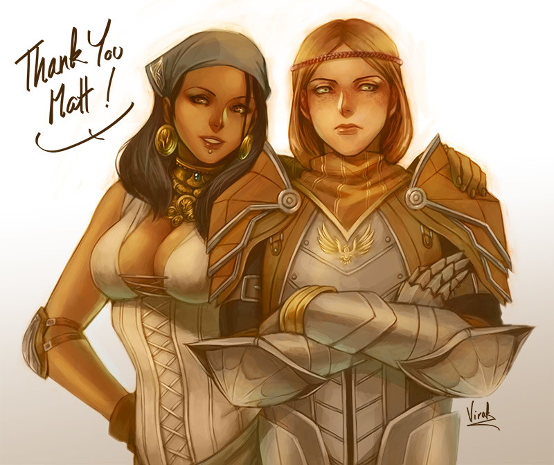 Dragon Age Isabela Concept Art