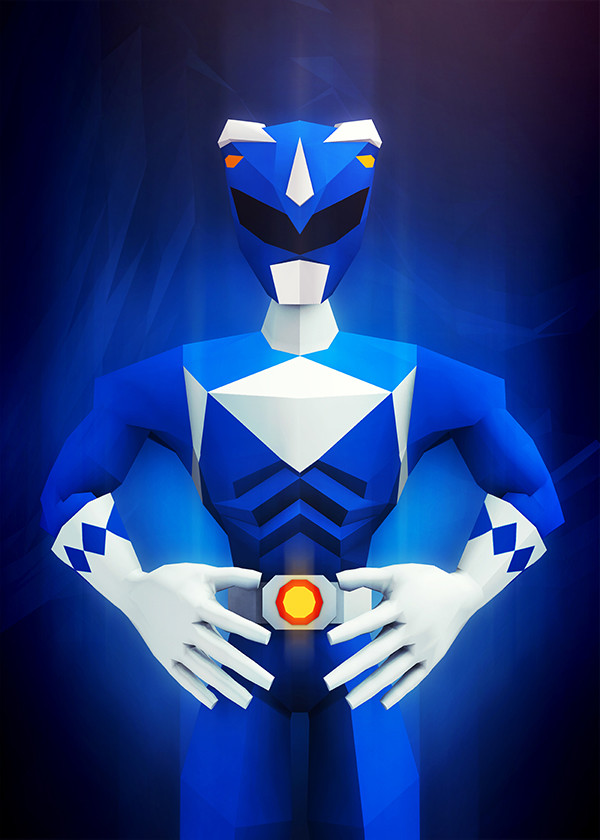 ArtStation - Blue Ranger