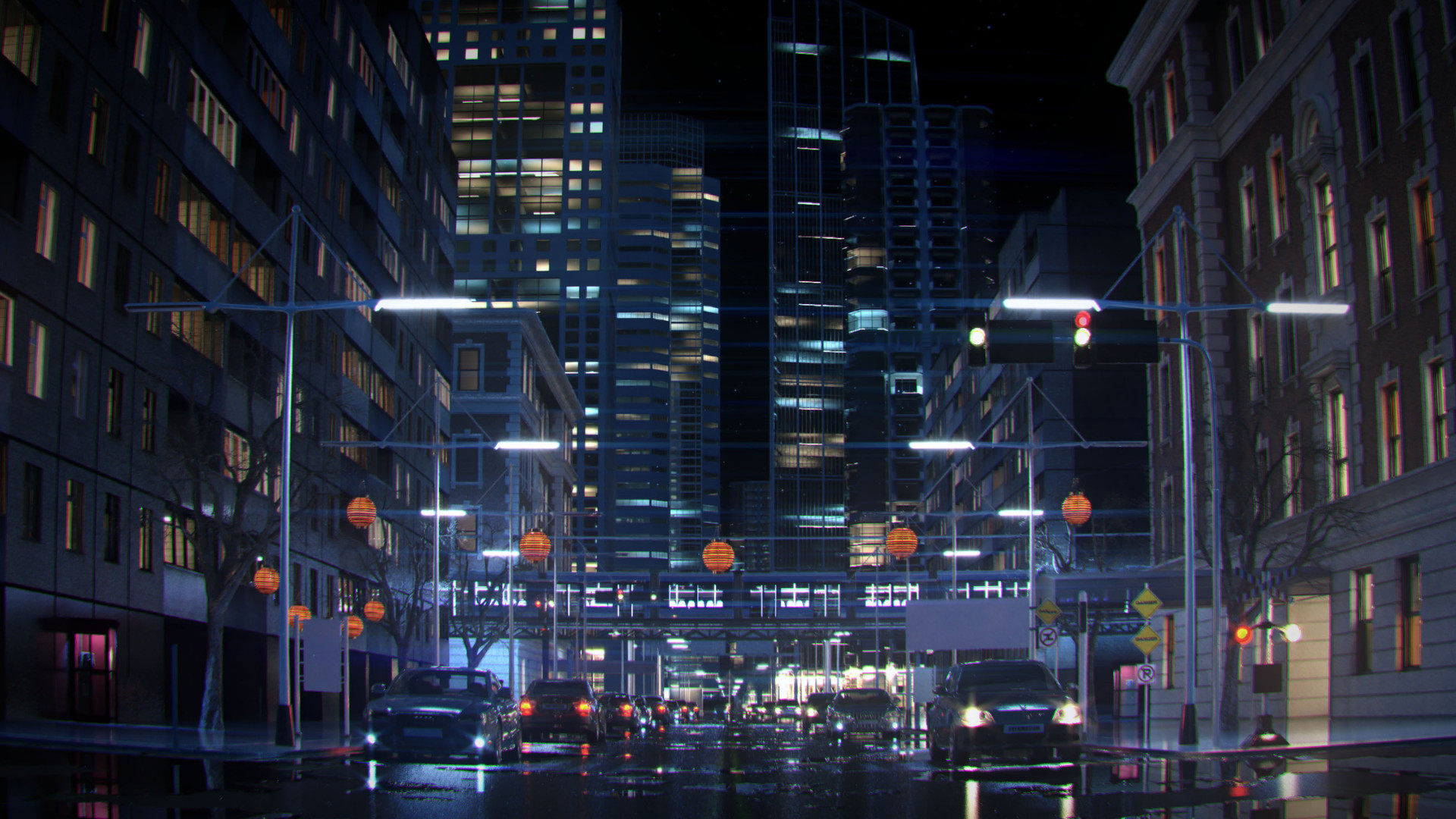 ArtStation - The City at Night