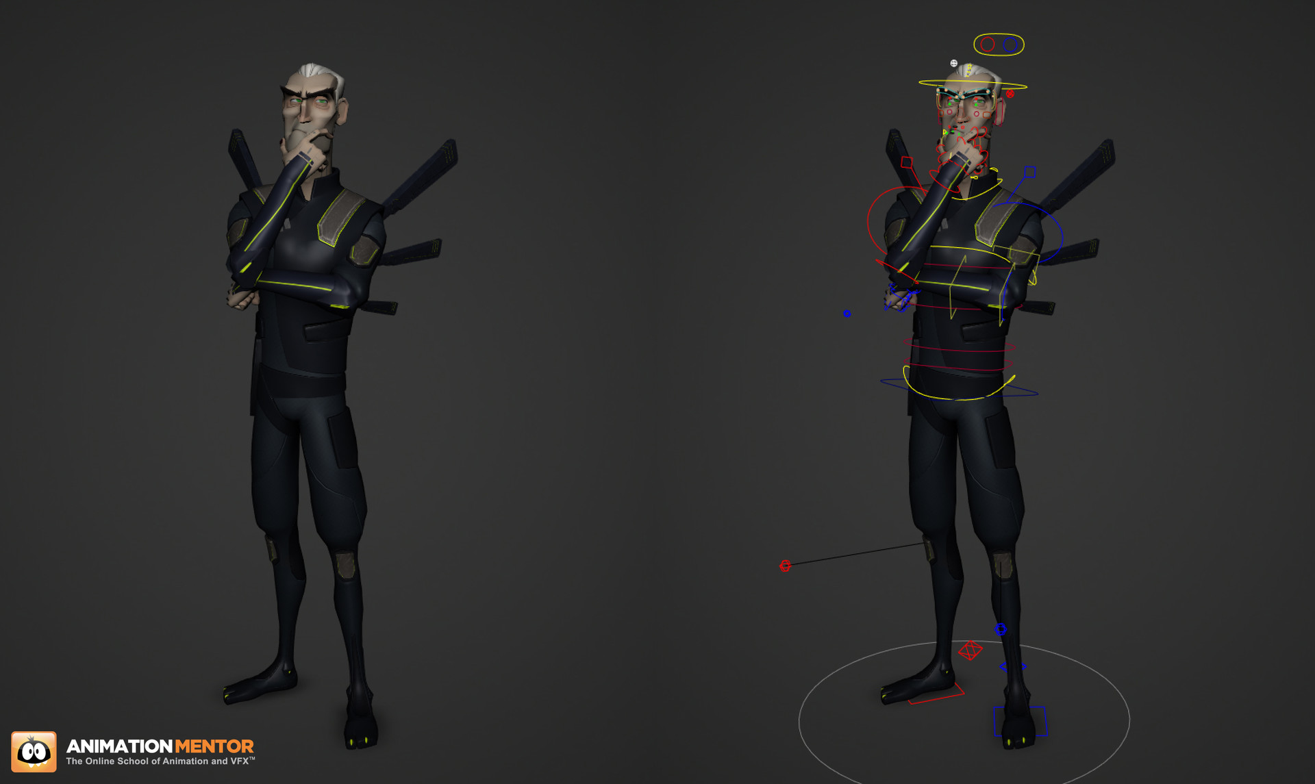 Joshua Cote - Overlord Rig - Animation Mentor