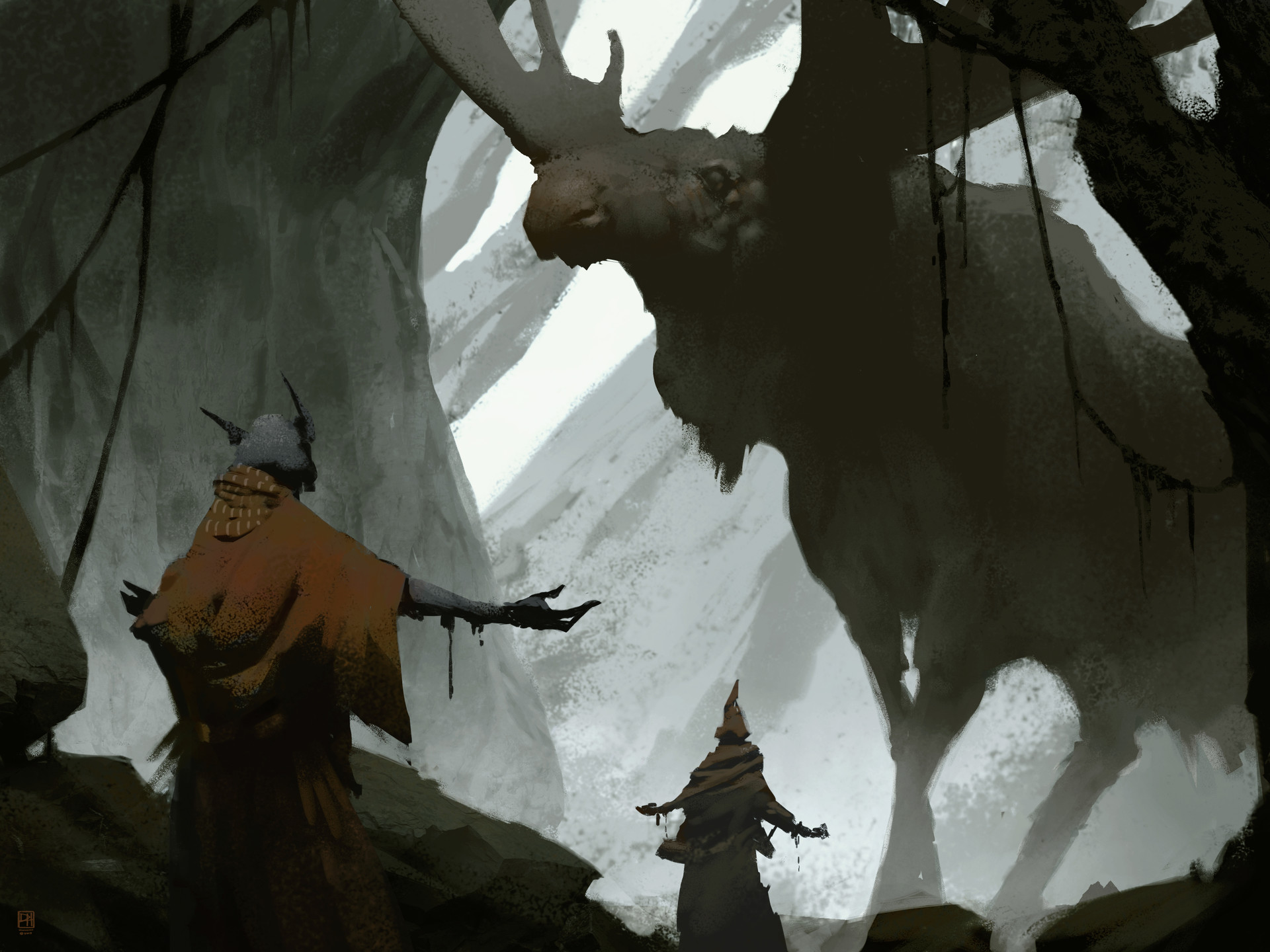 ArtStation - forest god_1