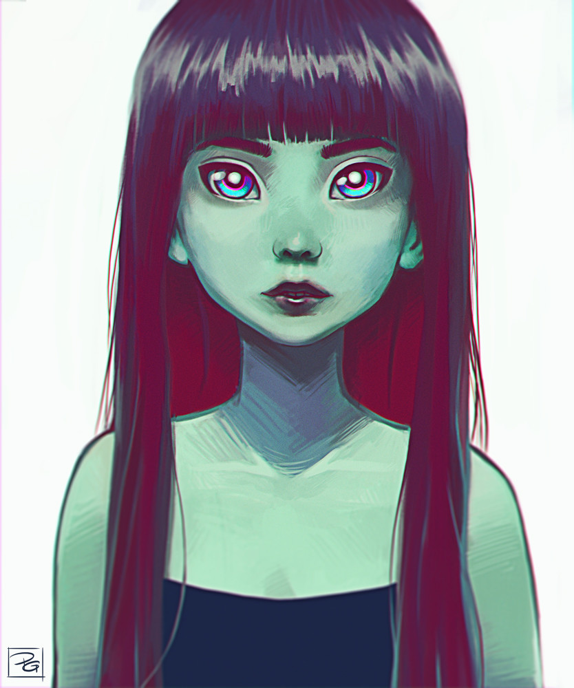 ArtStation - Green Girl
